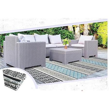 Amazon.com: RecPro "Happy Campers RV Outdoor Waterproof Rug | 9' x 12 ...