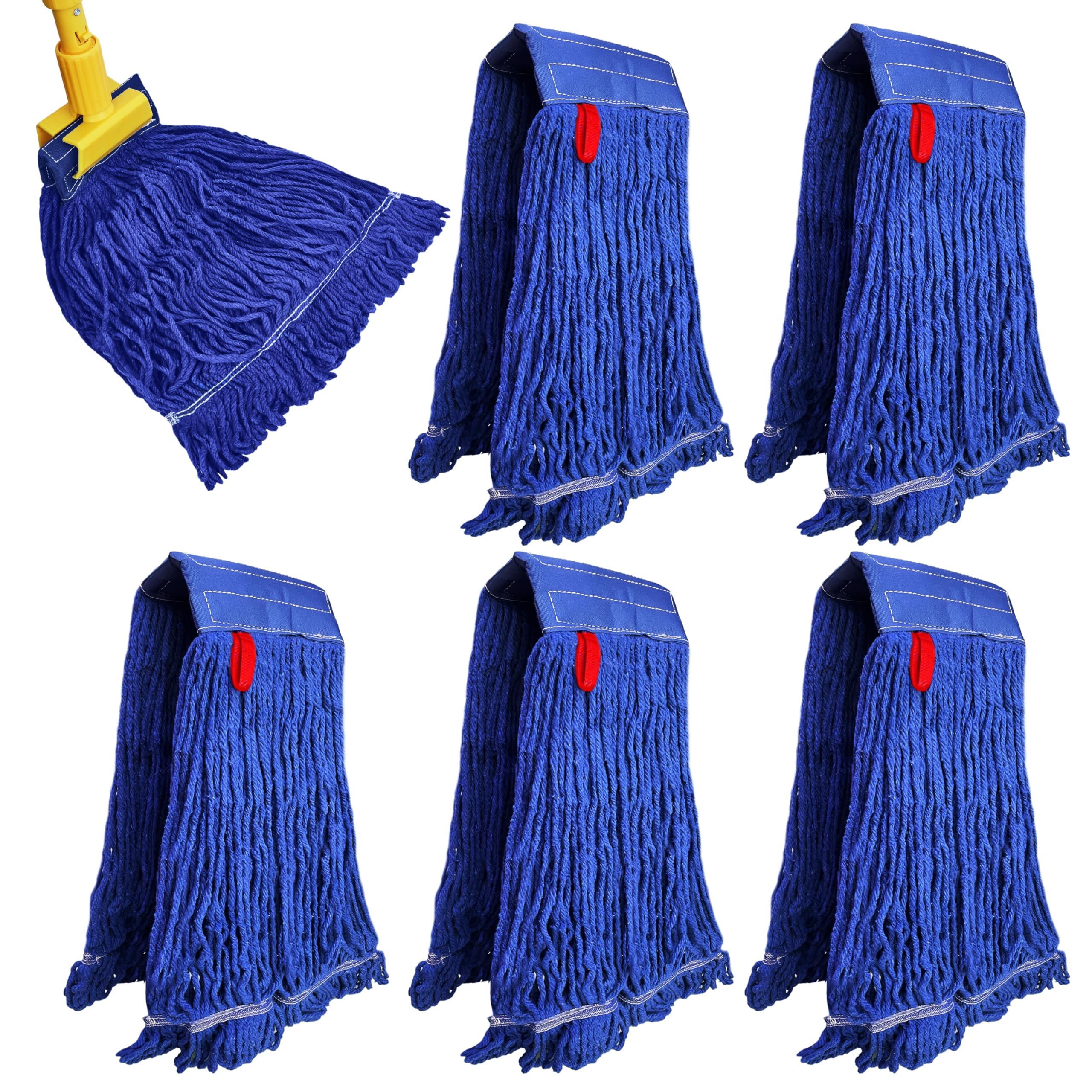 Amazon.com: KLEEN HANDLER Blended Loop End Heavy Duty Mop Head ...