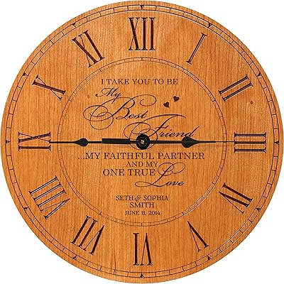 Amazon.com: LifeSong Milestones Wedding Clock or Anniversary Clock ...
