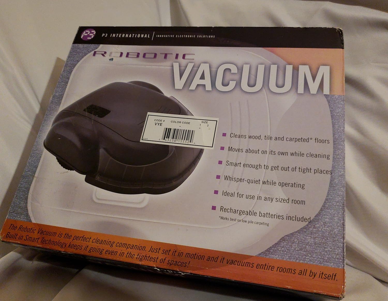 P3 International P4920 Robotic Vacuum Cleaner (Black) : Amazon.ca: Home