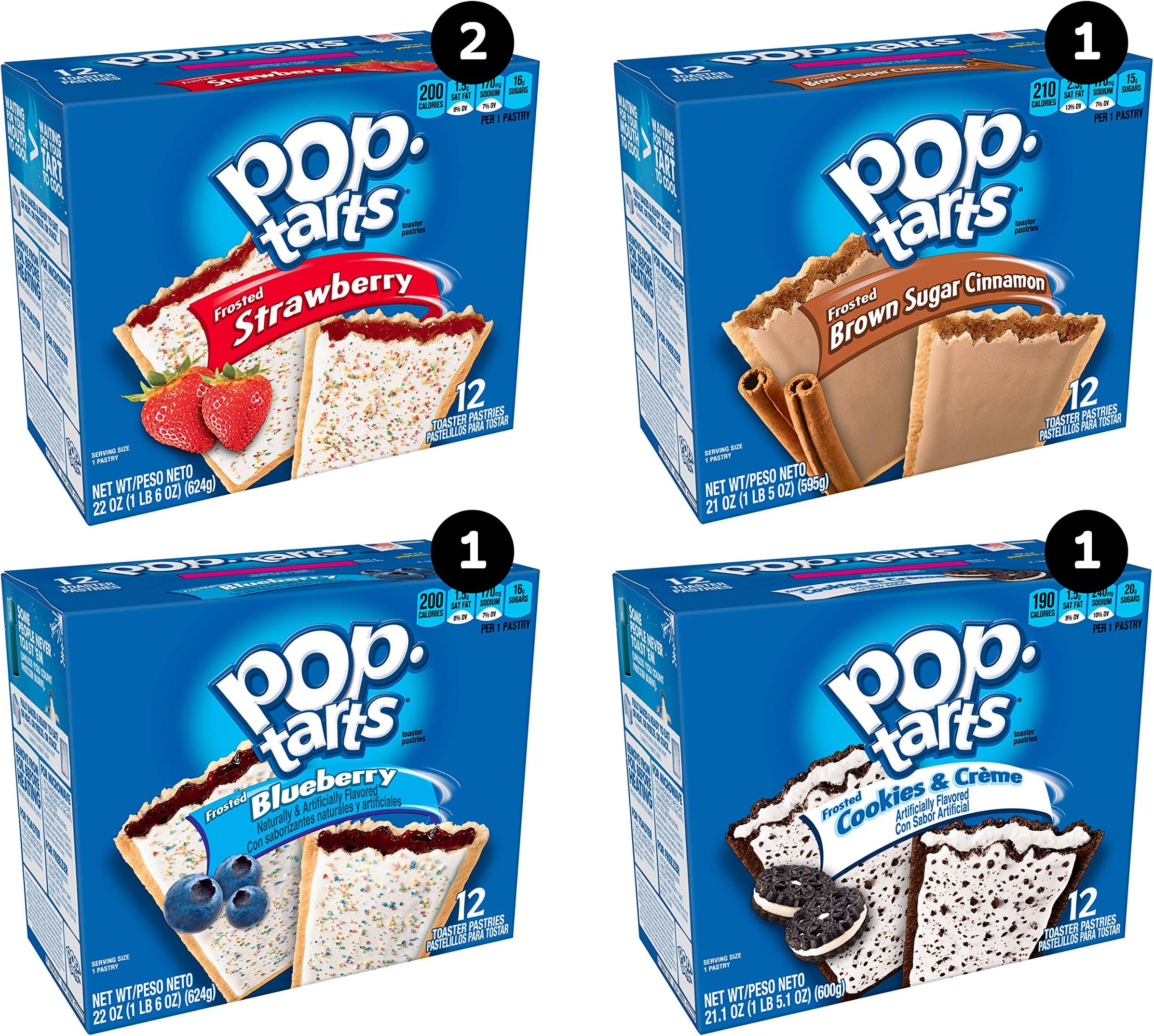 Amazon.com: Pop-Tarts Toaster Pastries, Frosted Hot Fudge Sundae, 13.5 ...