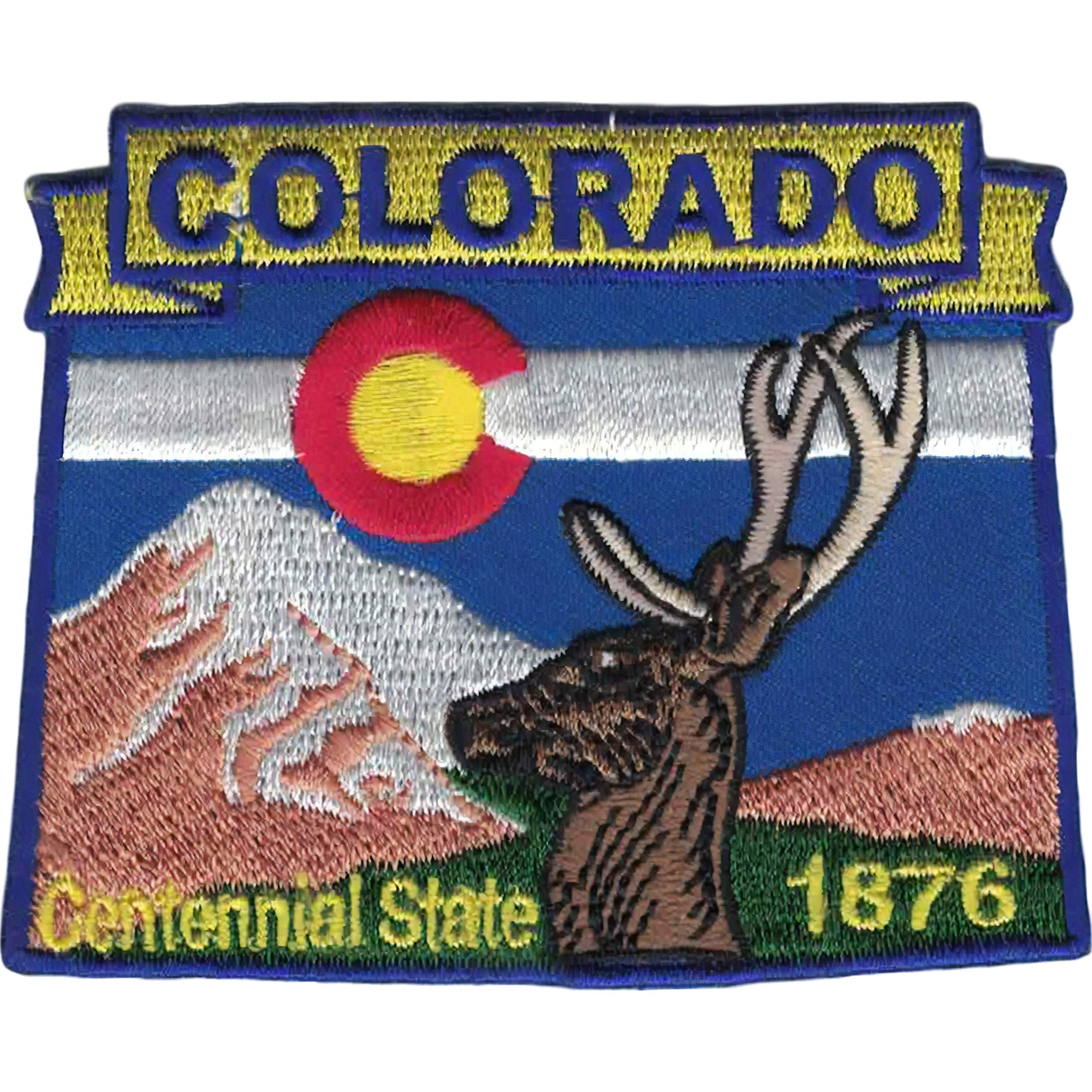 Amazon.com: Colorado State Map Patch 3" : Clothing, Shoes & Jewelry