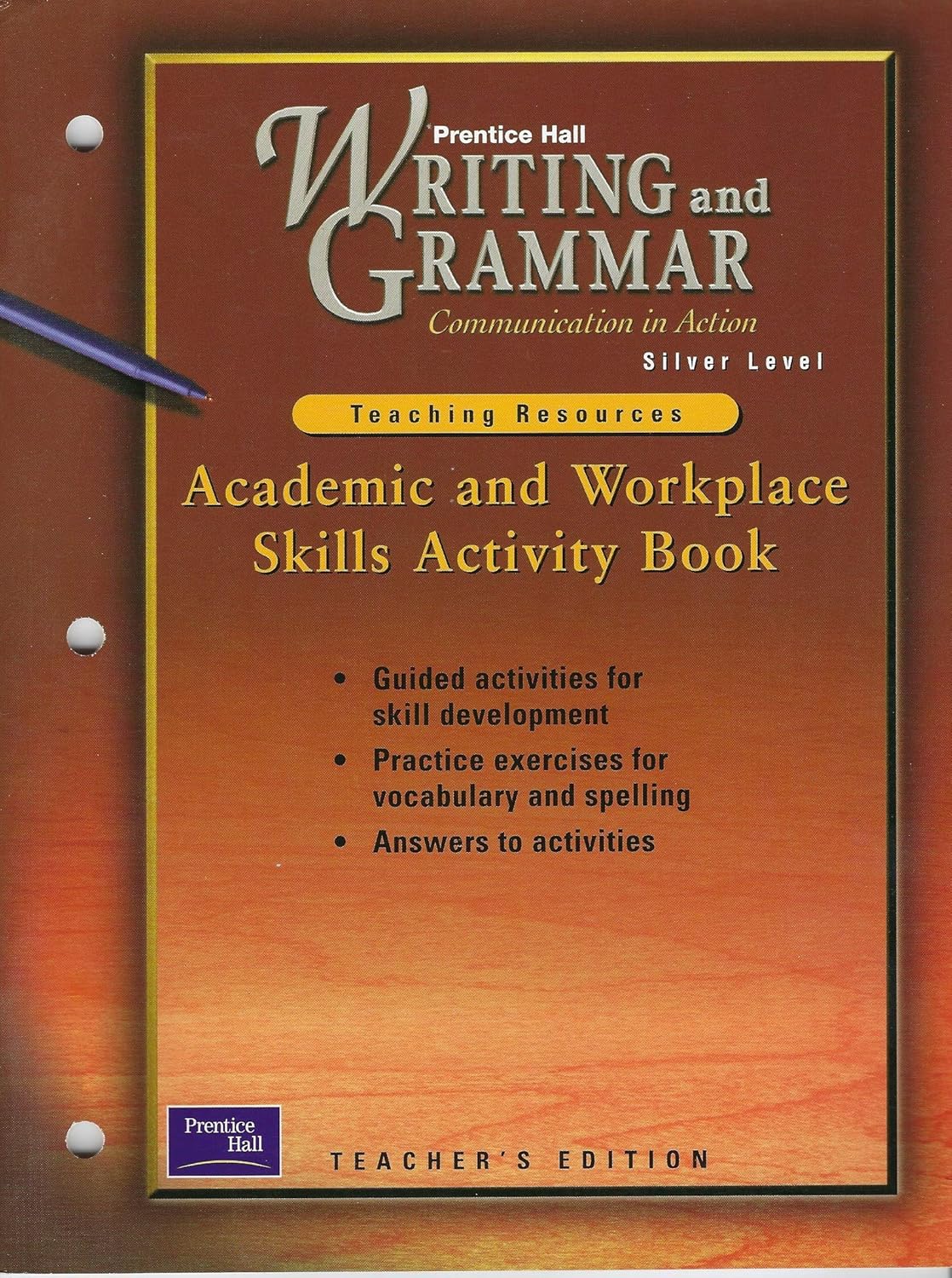 Academic and Wokplace Skills Activity Book (Writing and Grammar ...
