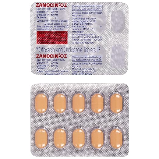 Zanocin OZ - Strip of 10 Tablets : Amazon.in: Health & Personal Care