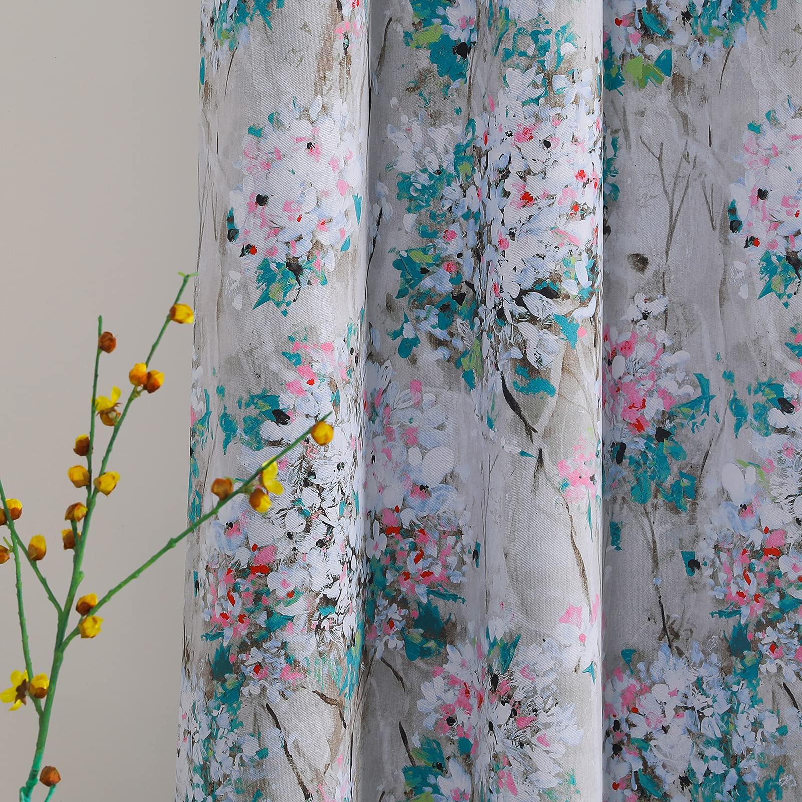 DriftAway Lauren Lot de 2 rideaux de fenêtre occultants à isolation ...