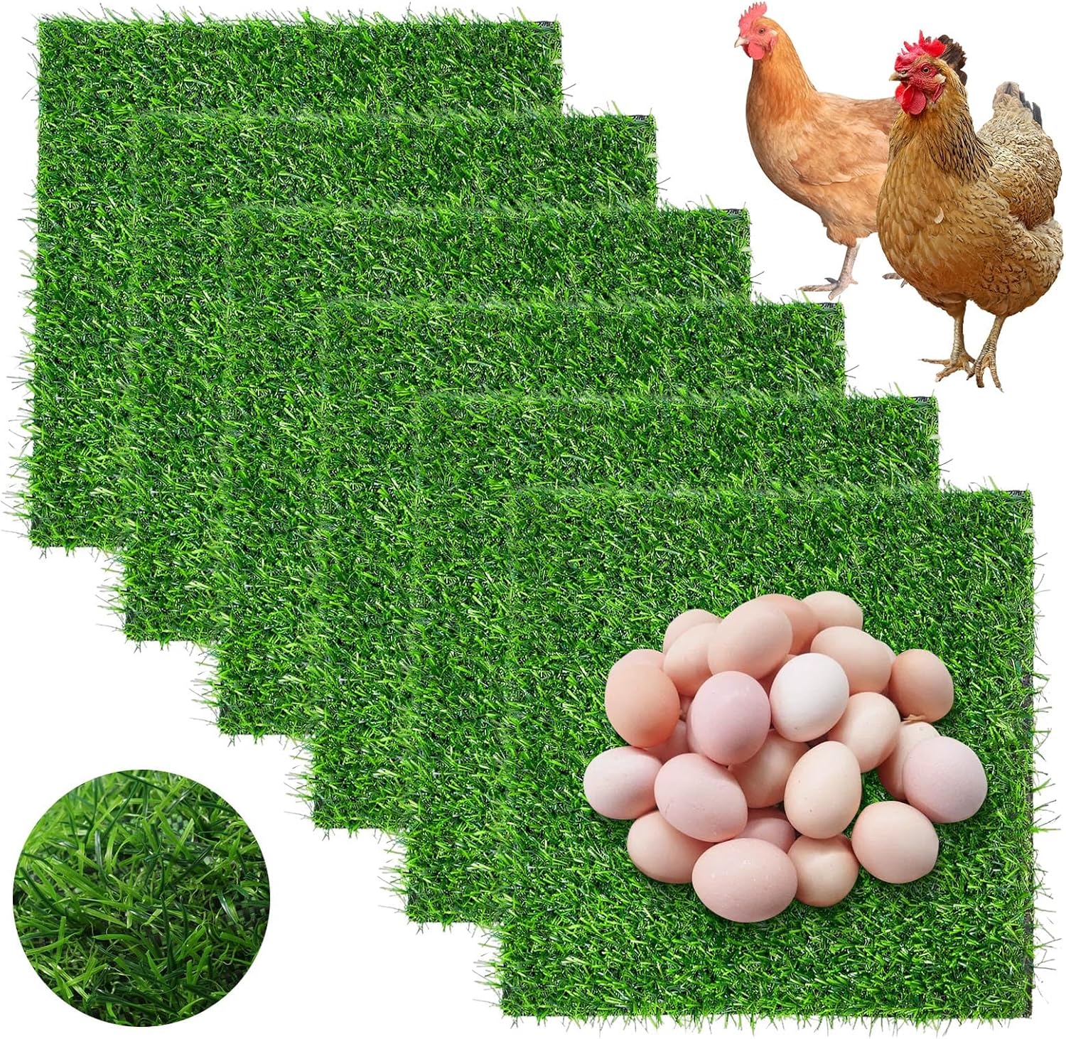 Amazon.com : Owfeel 6 Pack Chicken Nesting Pads, 12x12 Washable ...