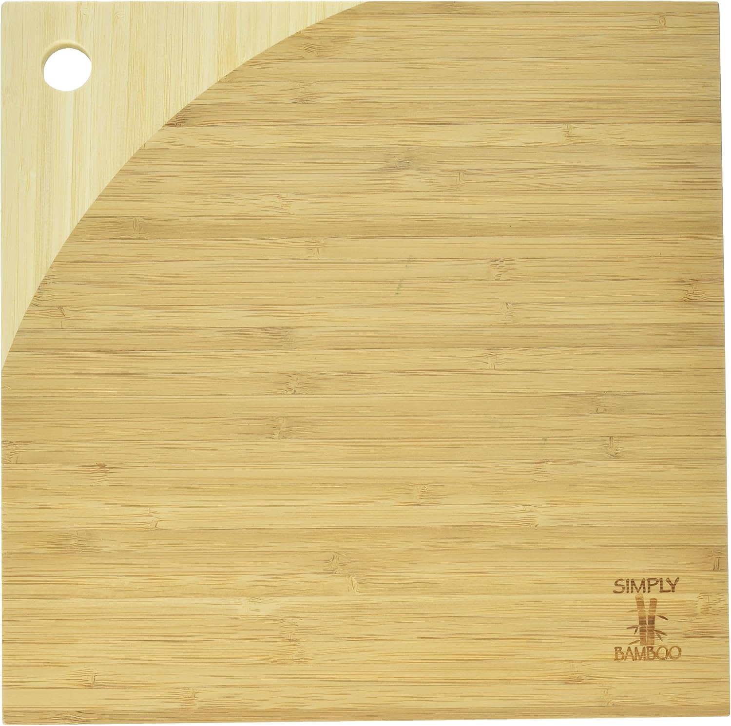 Simply Bamboo Maui Bamboo Cutting Board, 11'' L X 11'' W : Amazon.co.uk ...