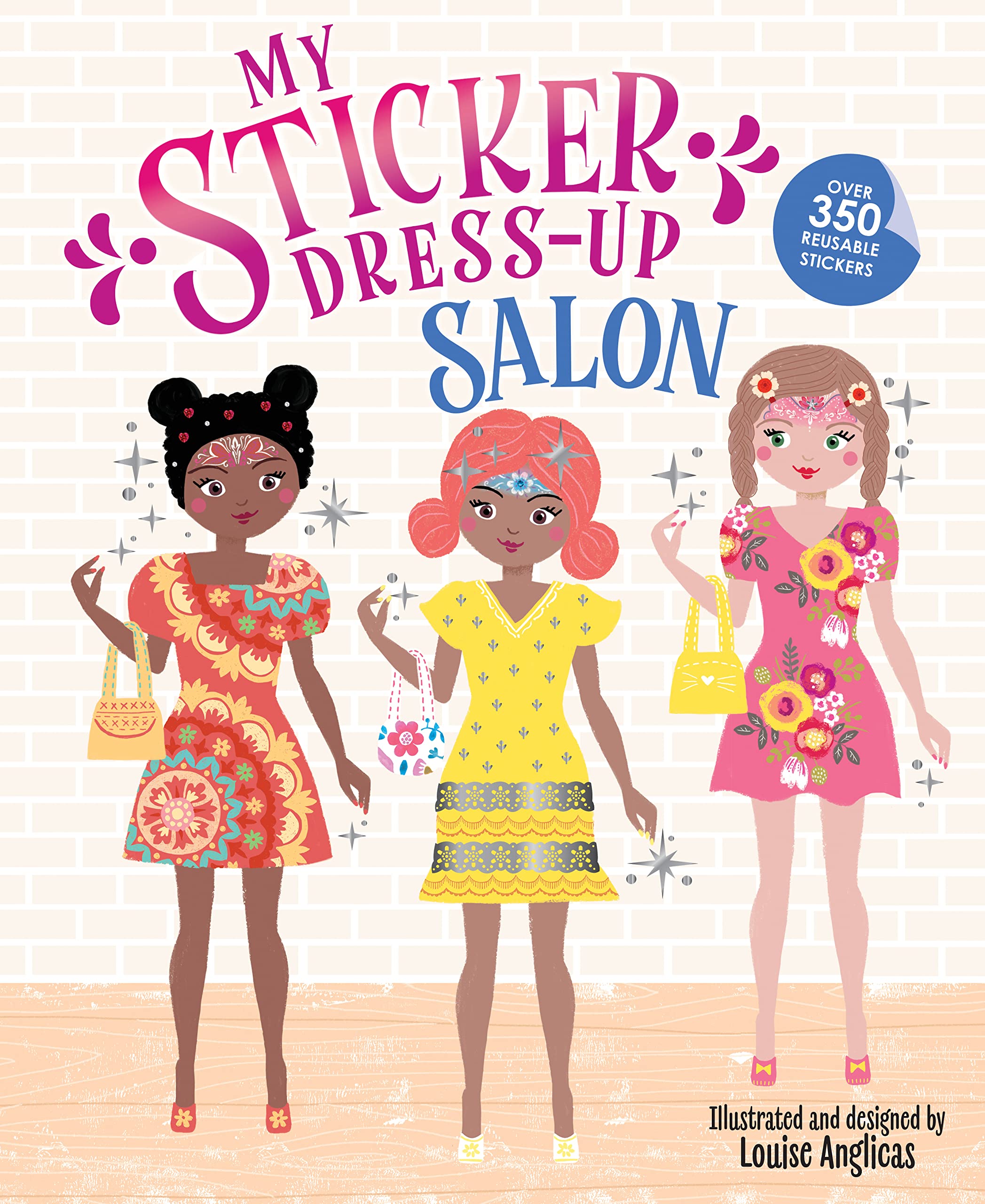 Amazon.com: My Sticker Dress-Up: Salon: Awesome Activity Book with 350 ...