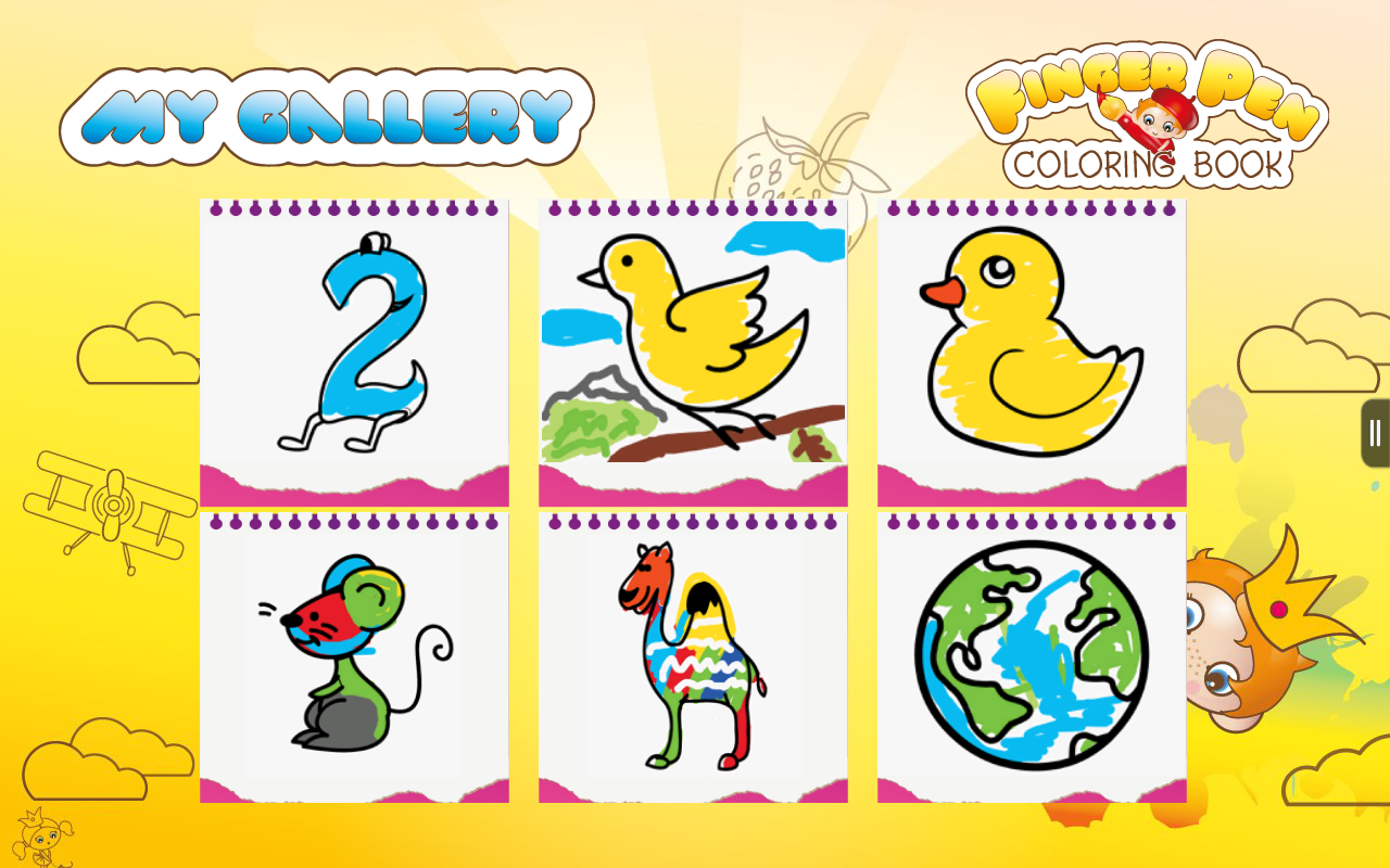 Aplicación Niños Libro para colorear FingerPen en Amazon Appstore
