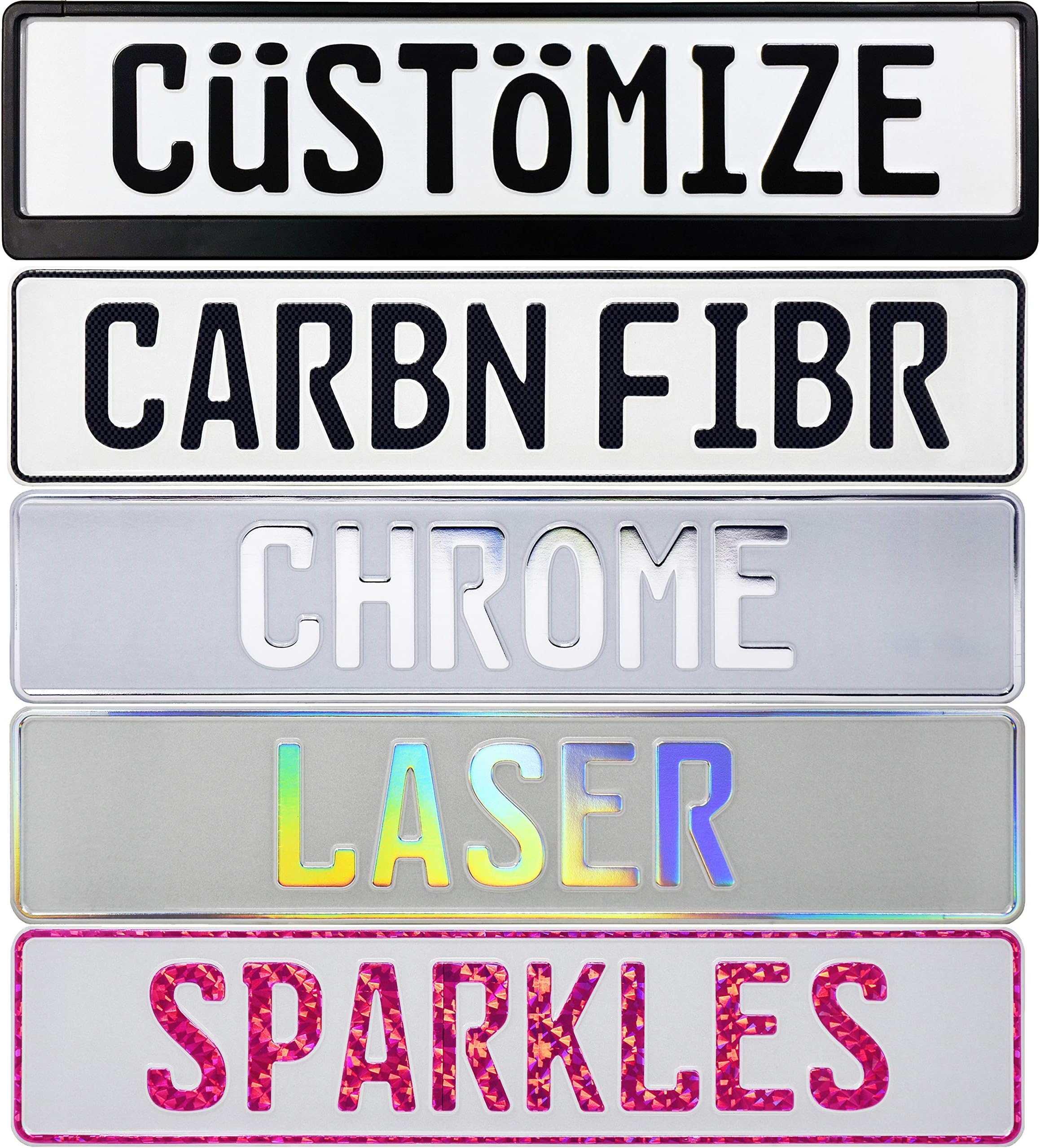 Amazon.com: Custom European License Plate (Plate) : Automotive