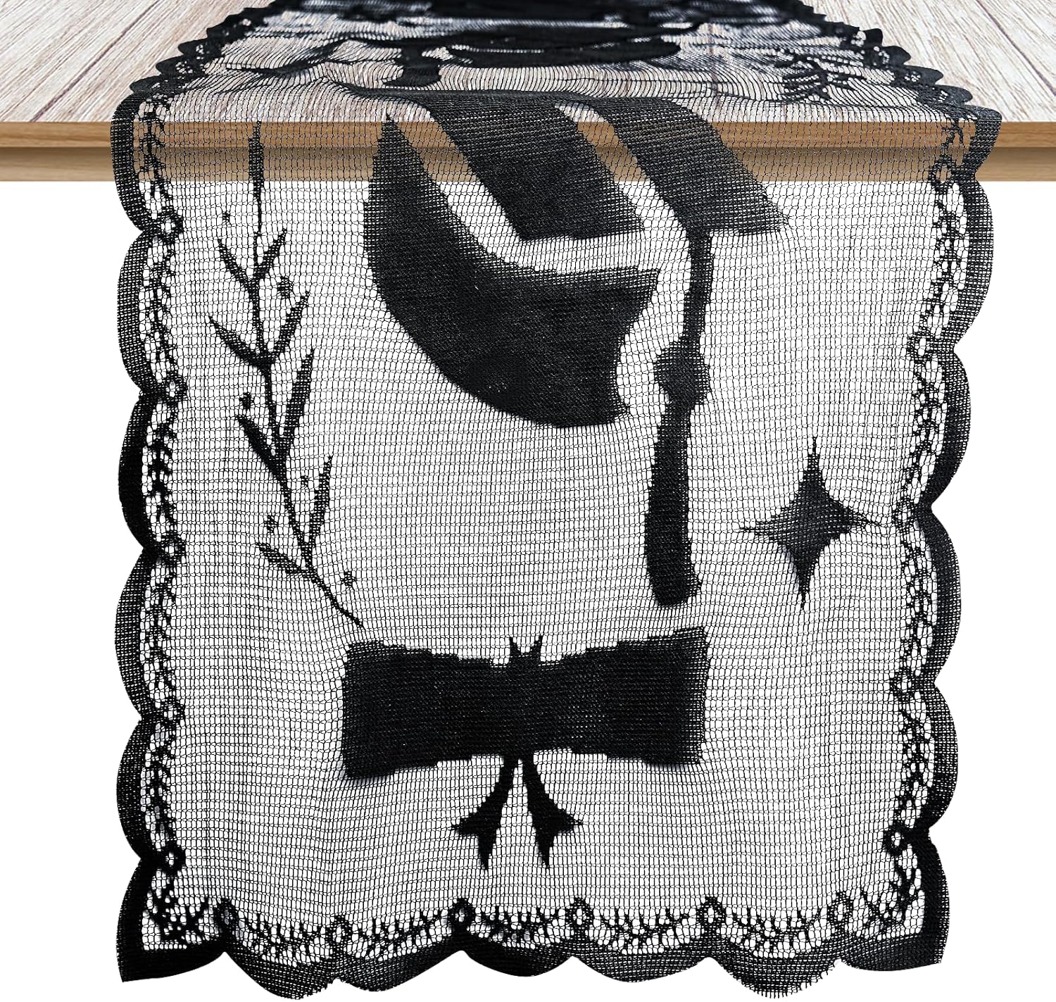 Amazon.com: ANOTION Black Table Runner - 2024 Graduation Party ...