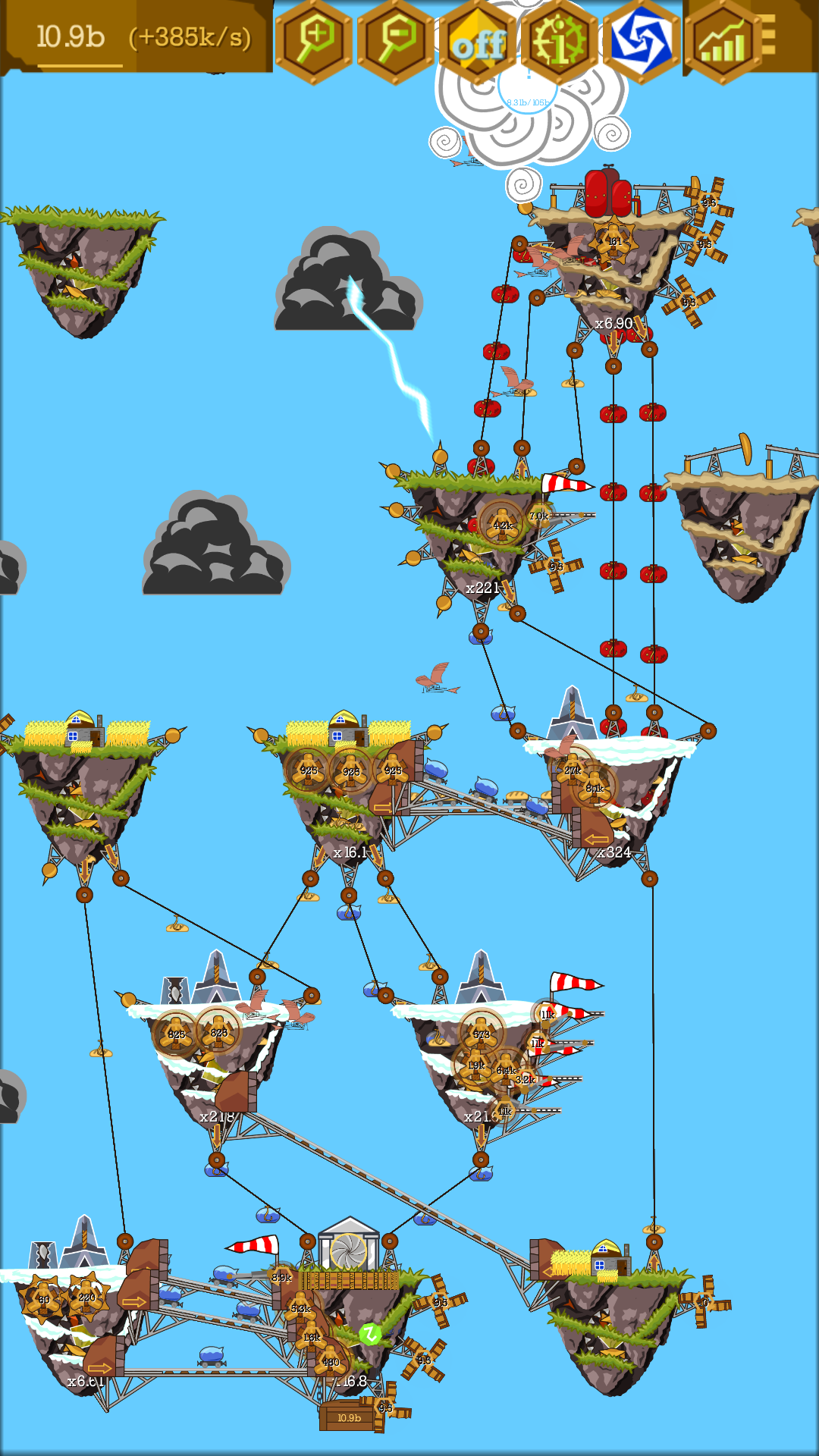 Steampunk Idle Spinner: incremental idle tycoon game with cogs ...