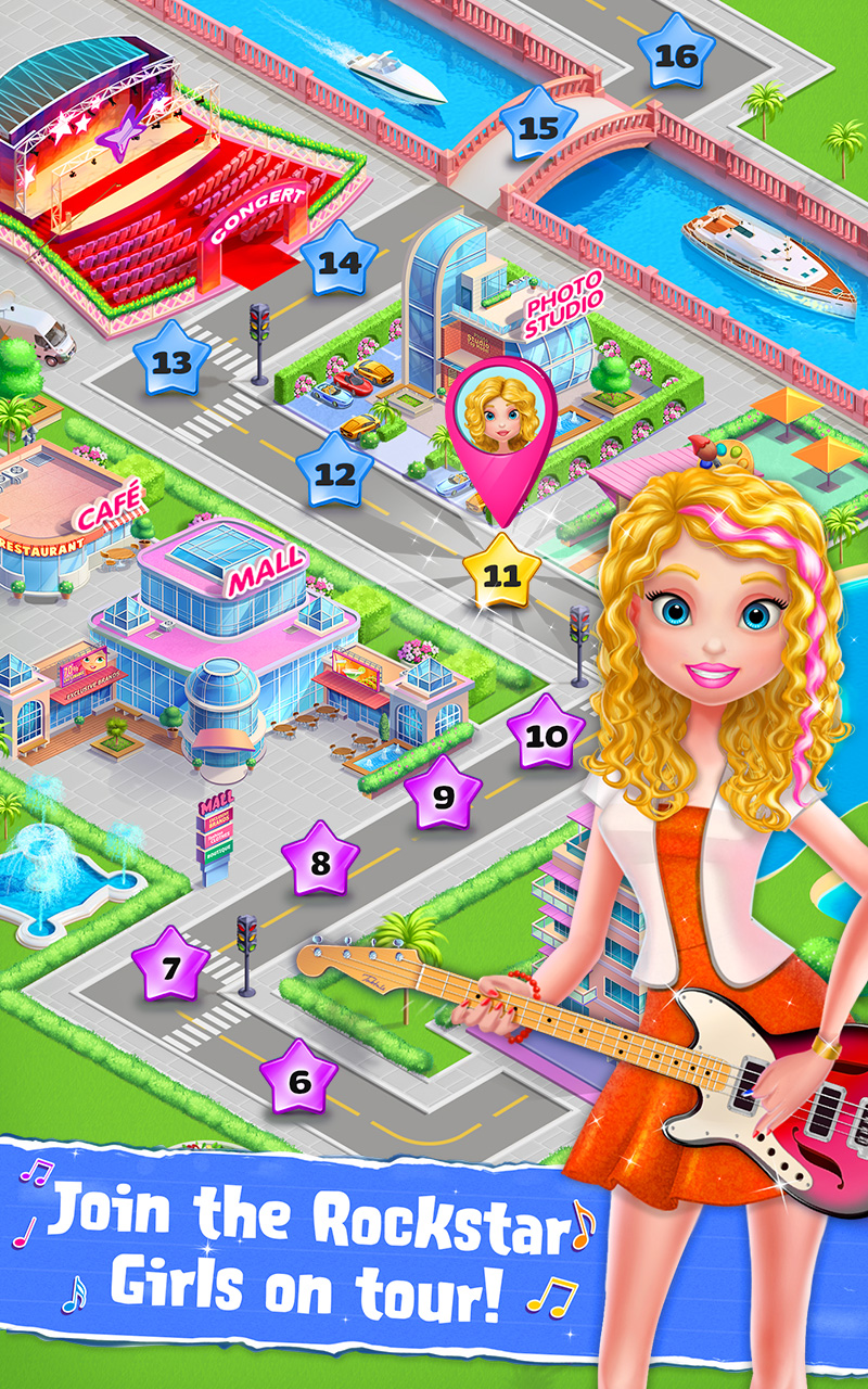 Rockstar Girls - Crazy Concert Day - App on Amazon Appstore