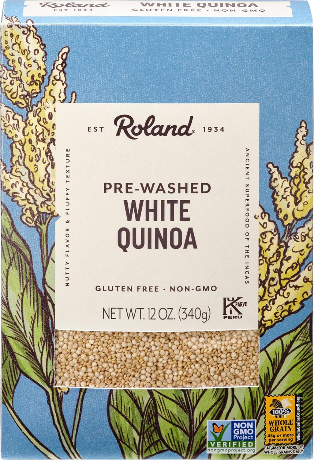 Amazon.com : Roland Foods White Quinoa, Pre-washed, Specialty Imported ...