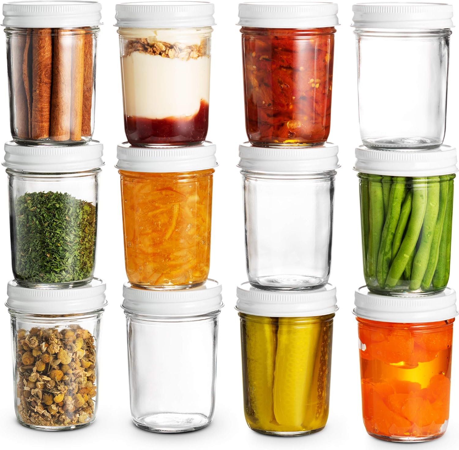Amazon.com: Paksh Novelty - Food Storage Container - Glass Mason Jars ...