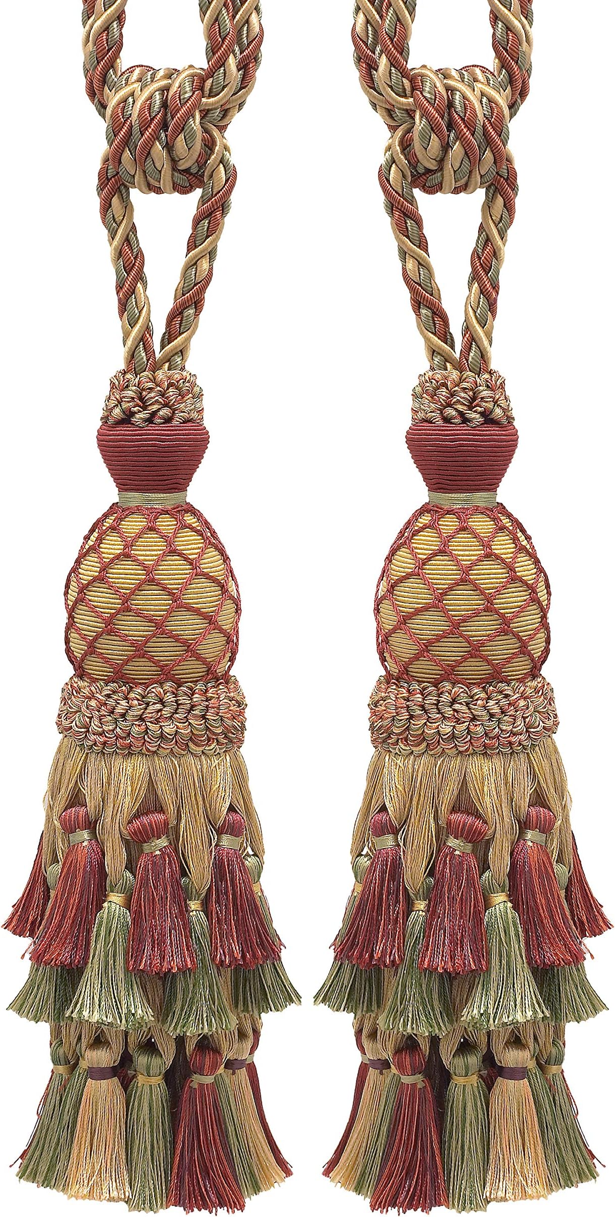 Amazon.com: Lavish Large Curtain & Drapery, Hand Crafted Tassel ...