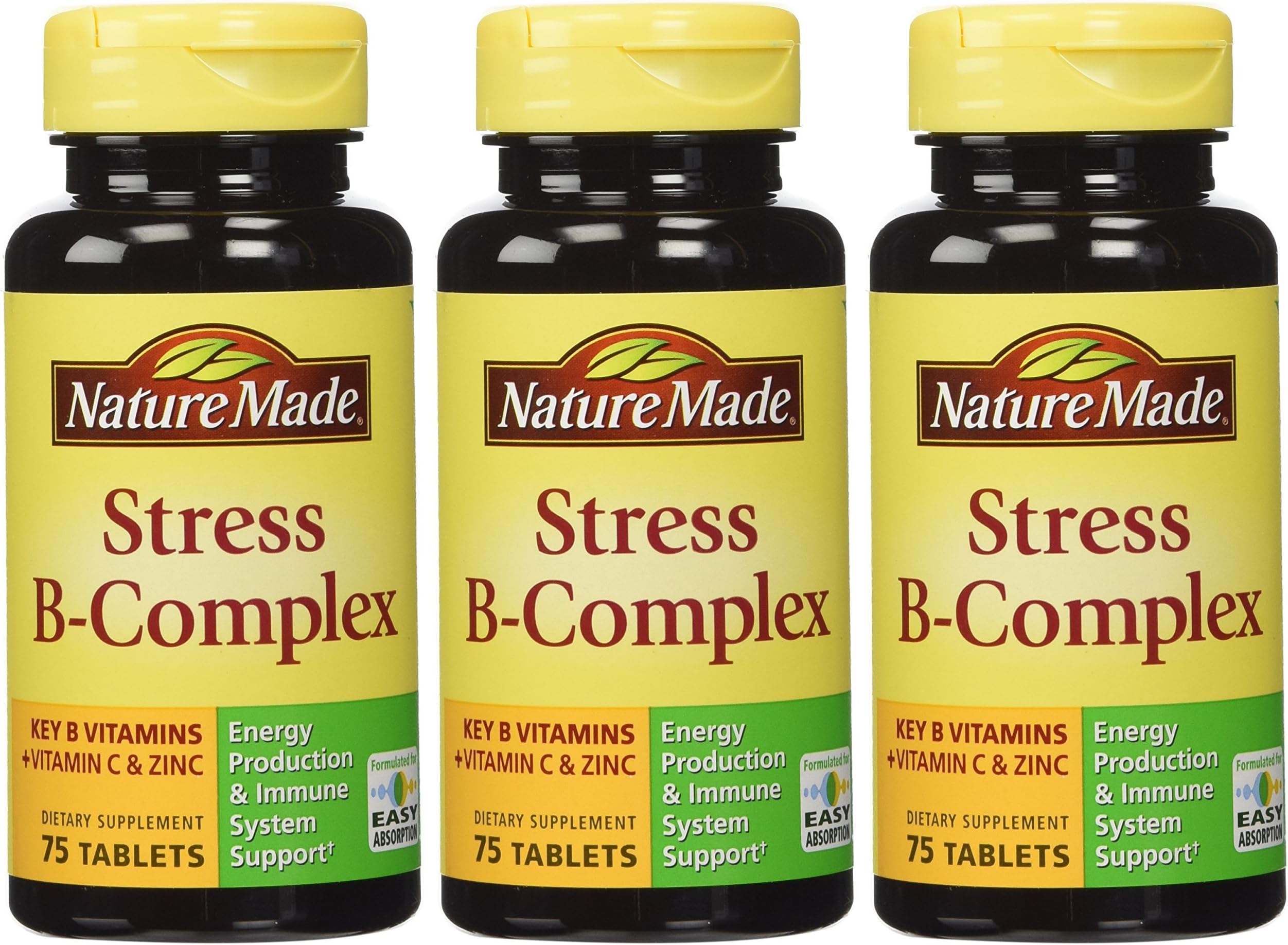 Amazon.com: Nature Made Stress B Complex W Zinc Size 75ct (Pack of 3 ...