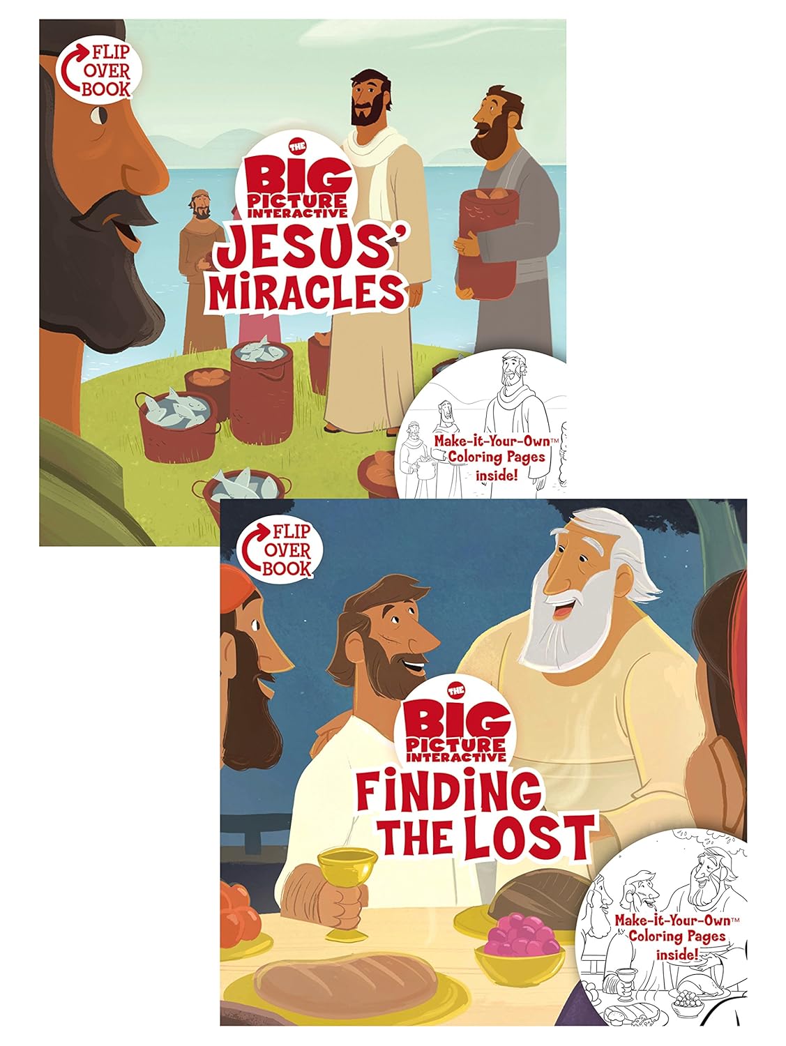 Jesus' Miracles/Finding the Lost, Flip-Over Book (One Big Story): B&H ...