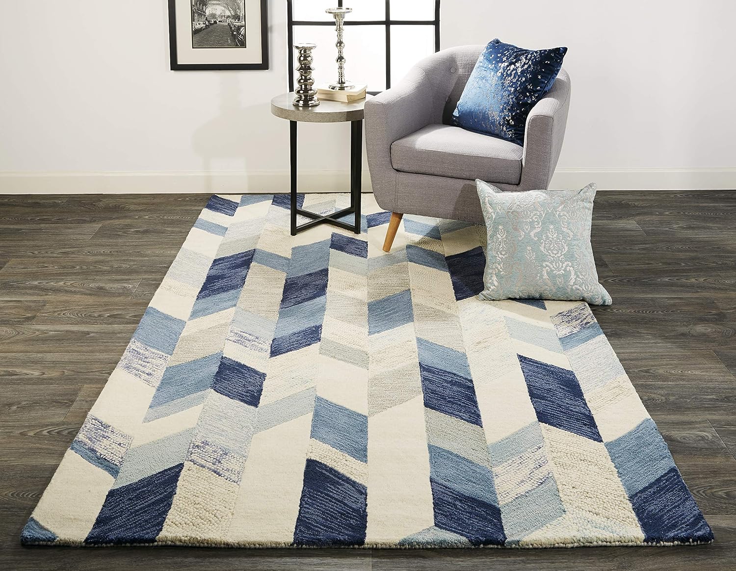 Amazon.com: Feizy Rugs - Arazad Collection, Contemporary Color Block ...
