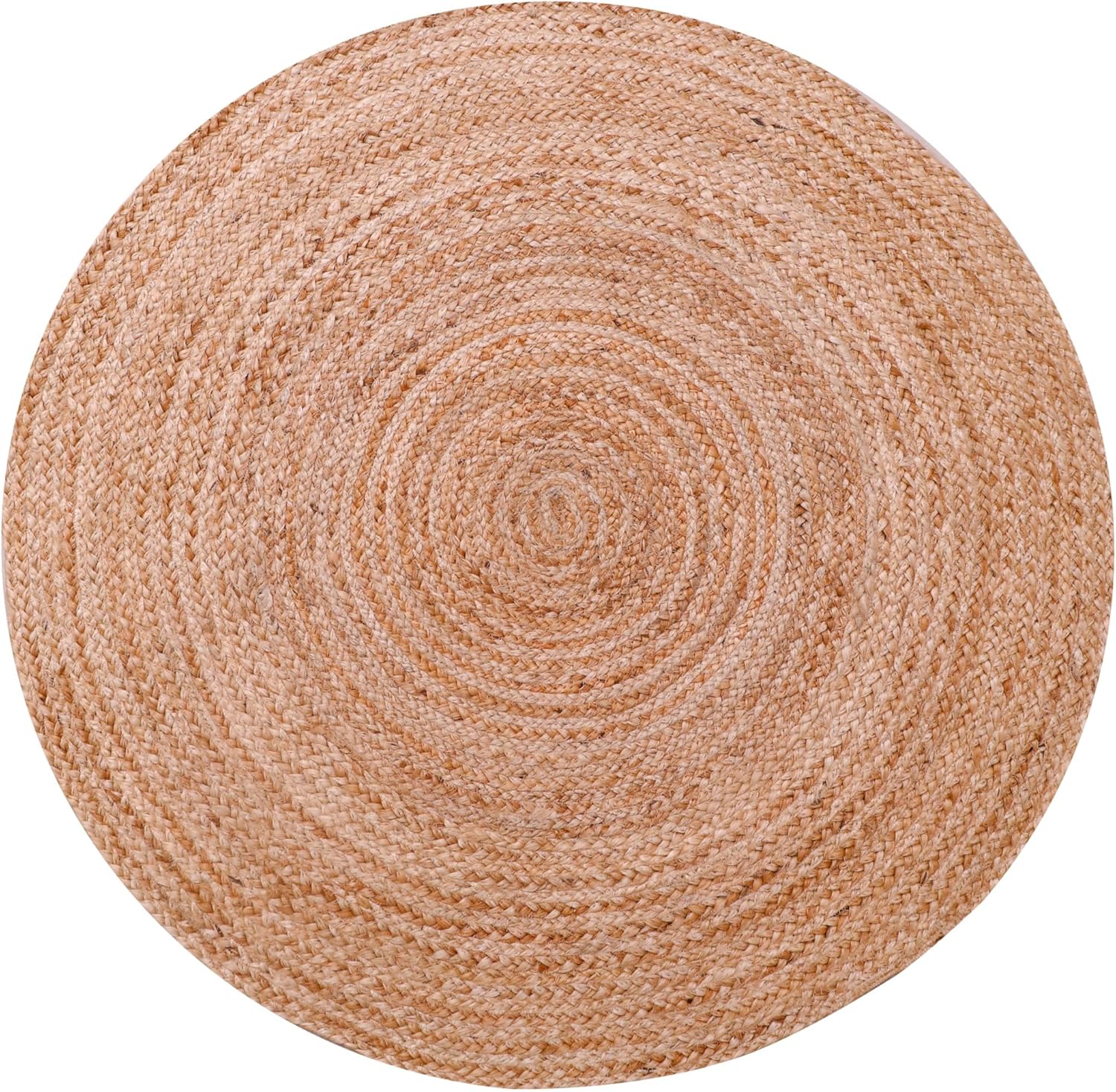 Amazon.com: Tepo Round Jute Rug 4 ft, Braided Area Rug for Kitchen ...