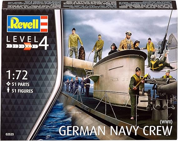 Revell Model Kit, Revell German Navy Figures, 51 Pieces, Suitable for ...