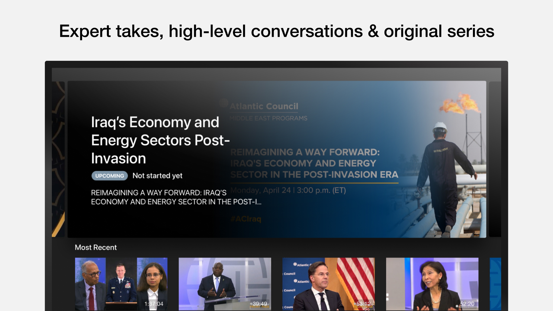 Atlantic Council TV - App on Amazon Appstore