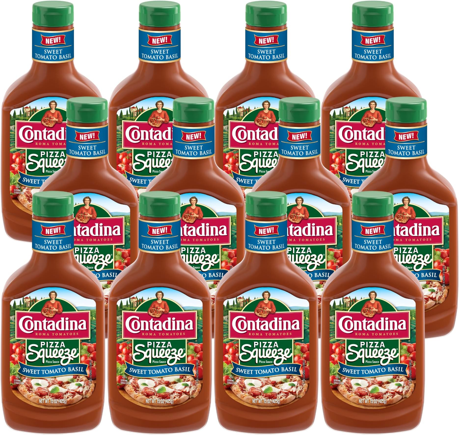 Amazon.com : Contadina Squeeze Pizza Sauce, 15 oz (Pack of 2) : Grocery ...