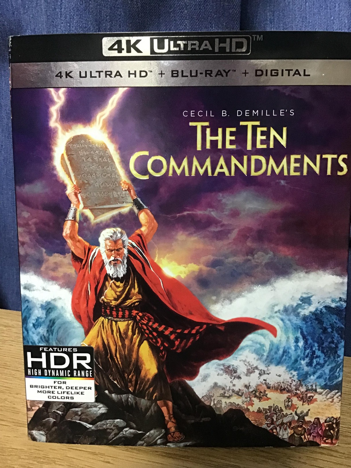 Amazon.co.jp: The Ten Commandments [Blu-ray] : Charlton Heston, Yul ...