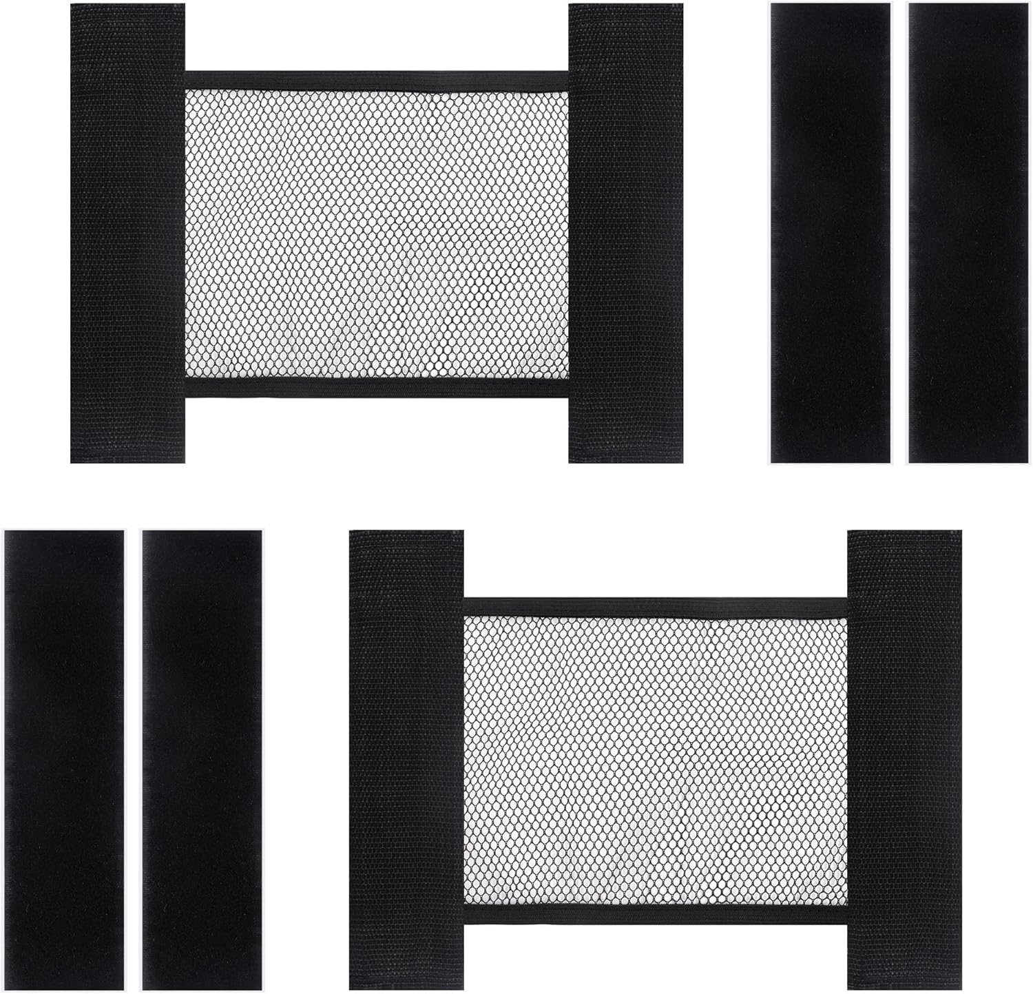 Amazon.com: 2PCS Automotive Cargo Net,Stretchable Trunk Net Organizer ...