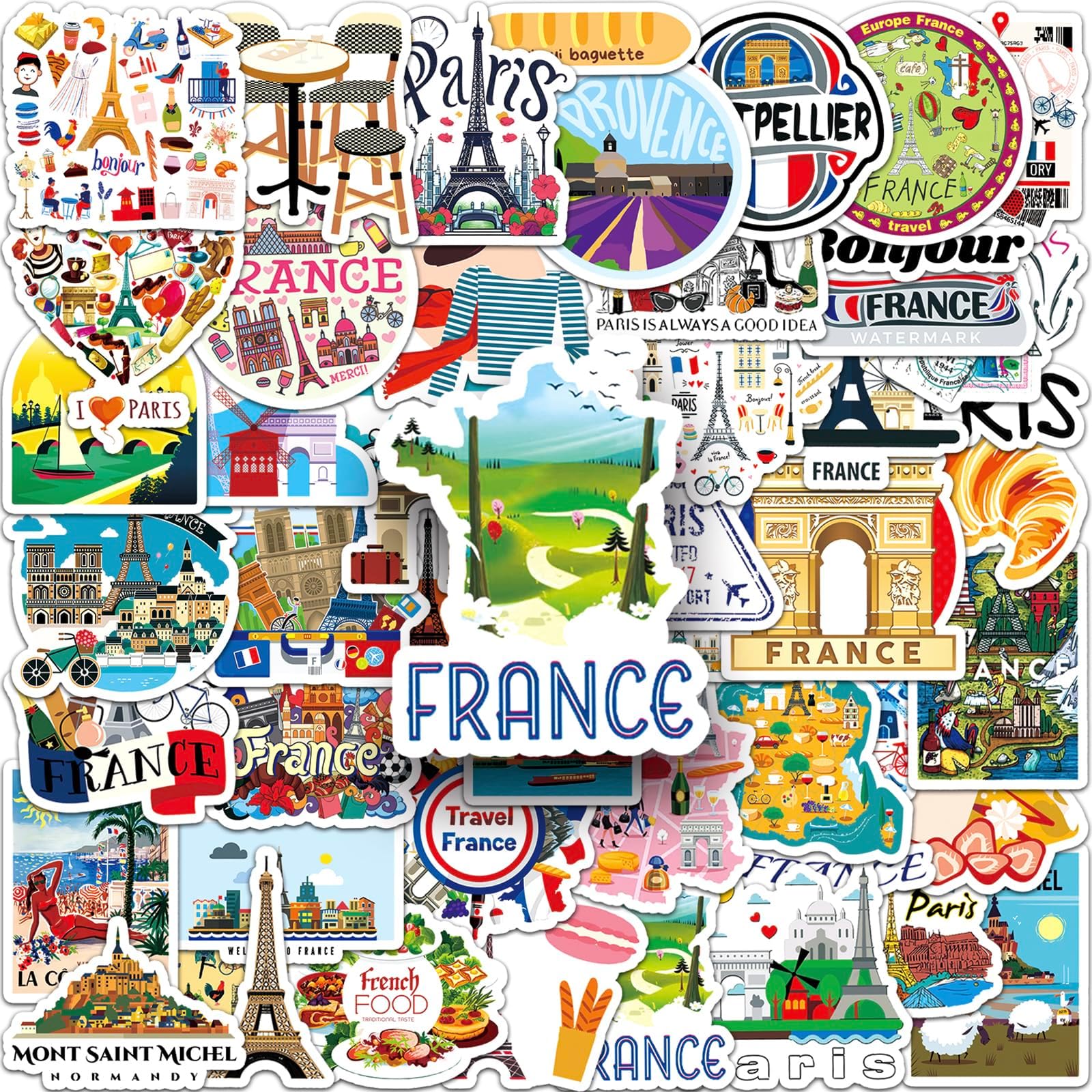 Amazon.com: Mooliwe 100 Pcs New York Stickers Aesthetic Waterproof ...