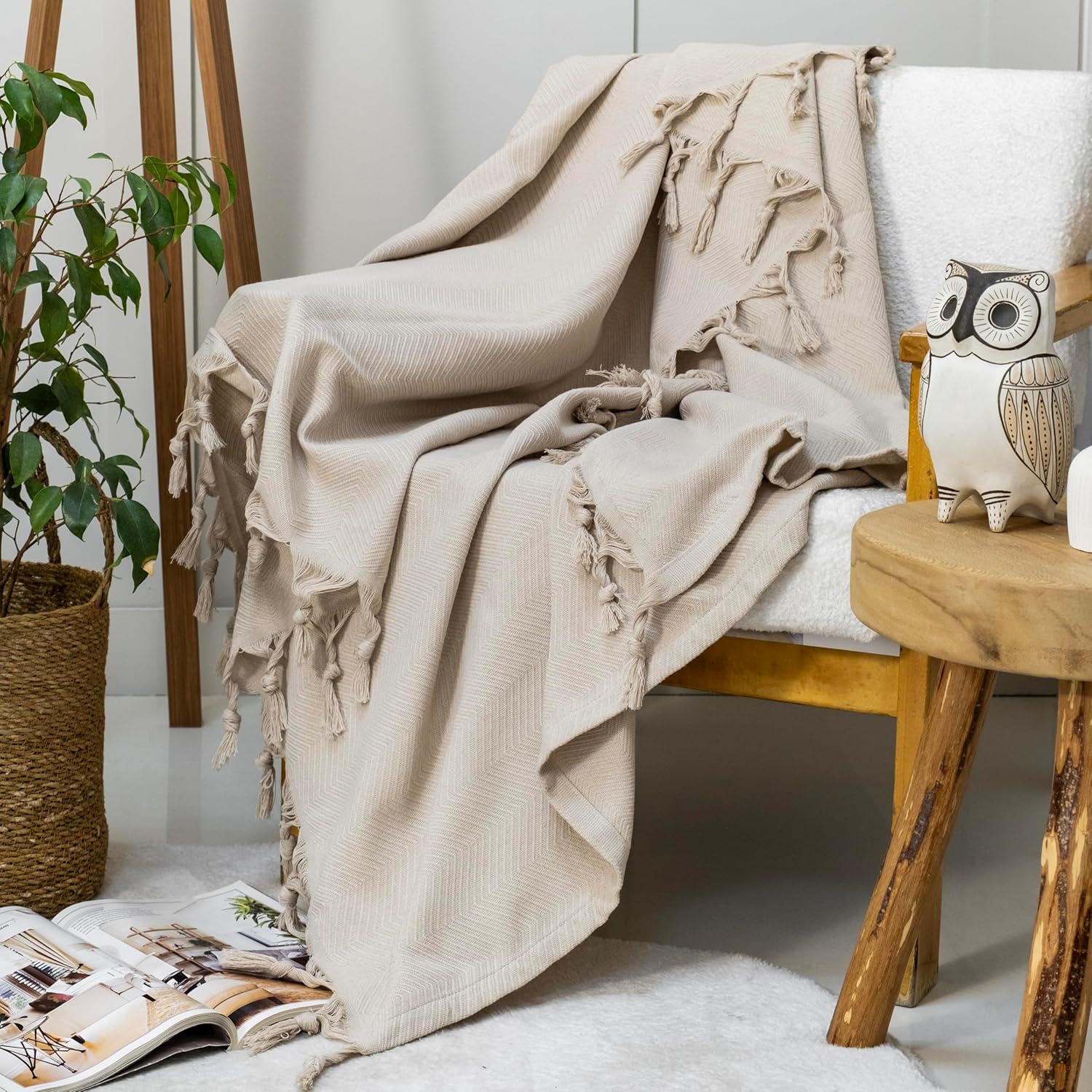 Milam London Throw for Sofas Small Throws for Armchairs Single Blankets ...