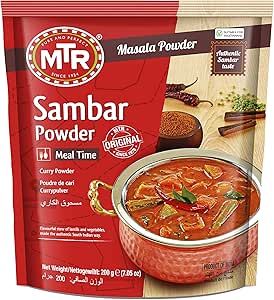 MTR Sambar Masala Powder, 200 g : Amazon.com.au: Pantry Food & Drinks