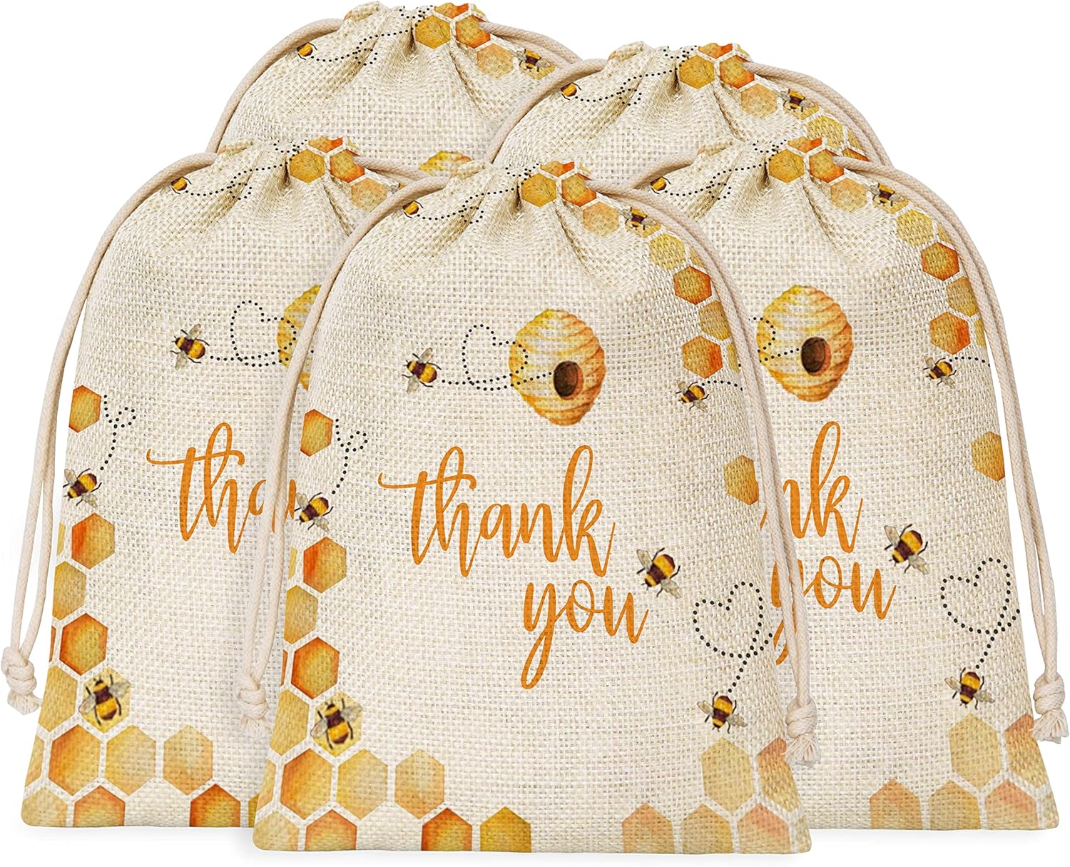 Amazon.com: Bolsas de fiesta de abeja de miel, bolsas de recuerdos de ...