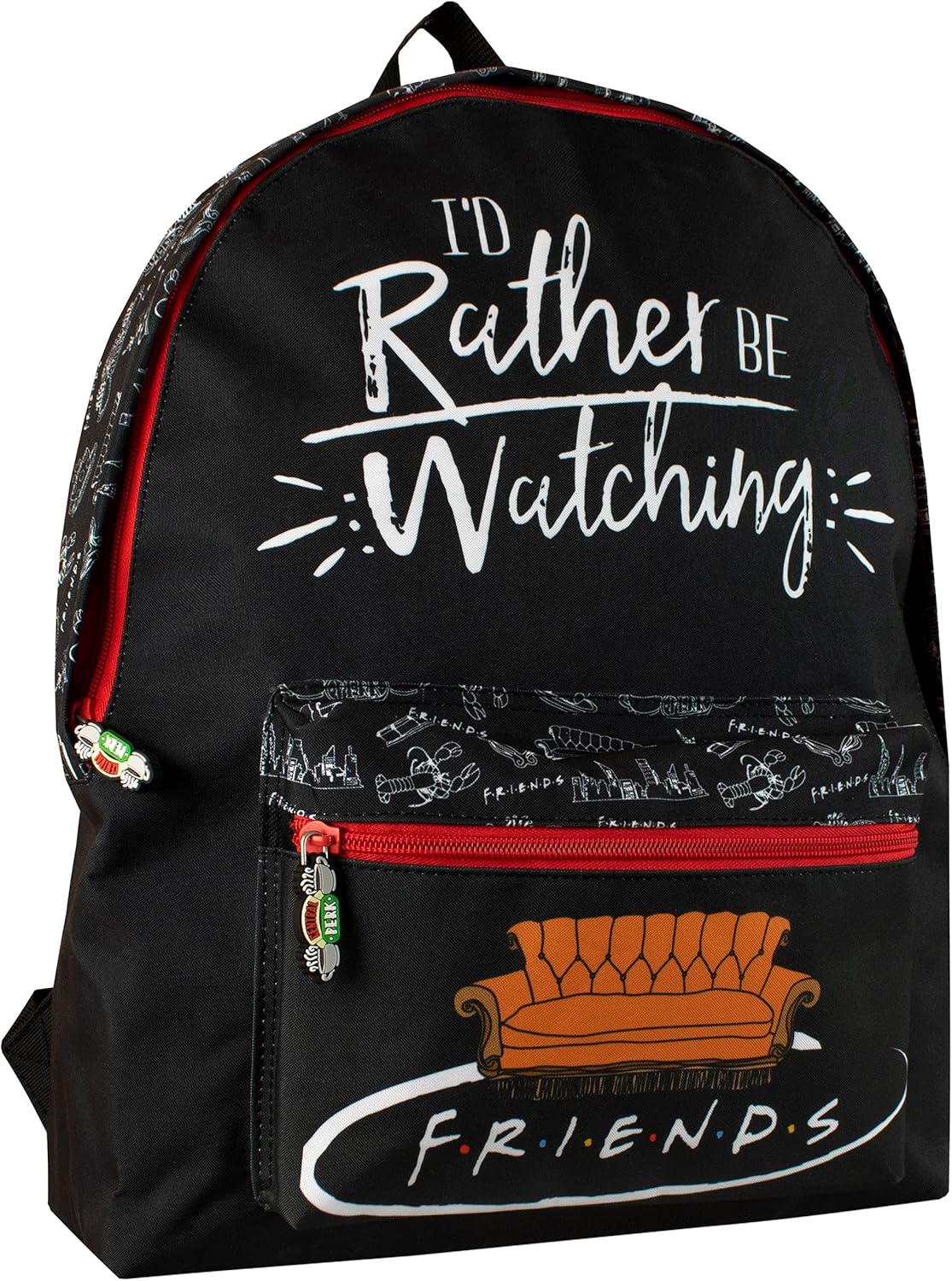 FRIENDS Kids Central Perk Backpack Black – BigaMart