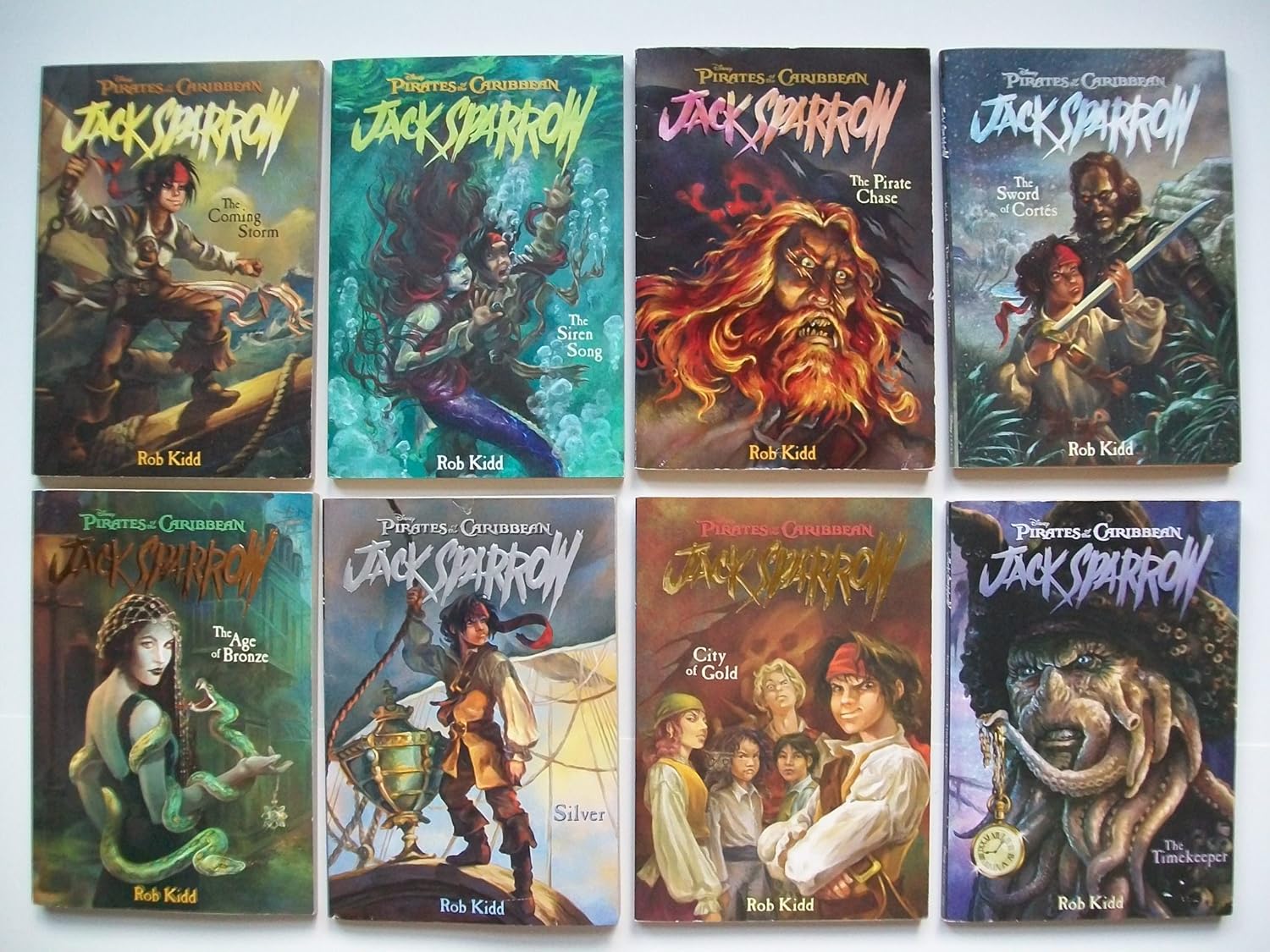 Pirates of the Caribbean: Jack Sparrow Set Books 1-8: Rob Kid: Amazon ...
