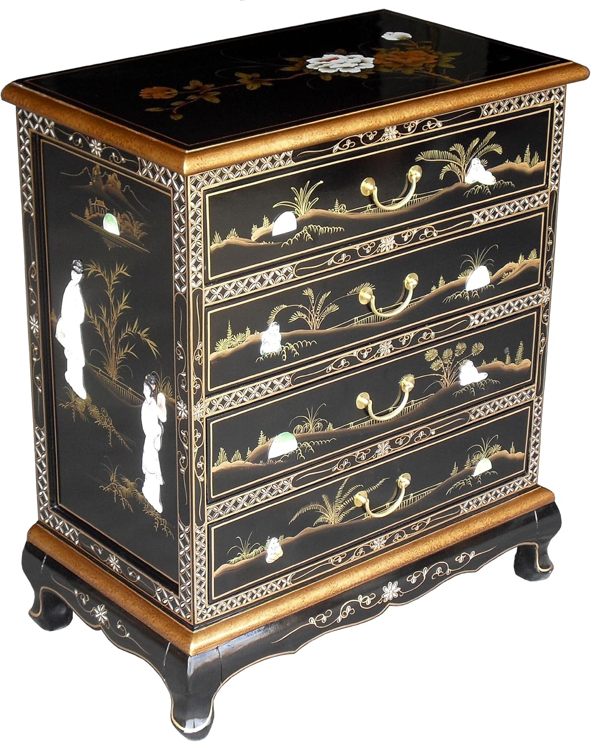China Warehouse Direct Chinese Oriental Furniture Chest of Drawer with ...