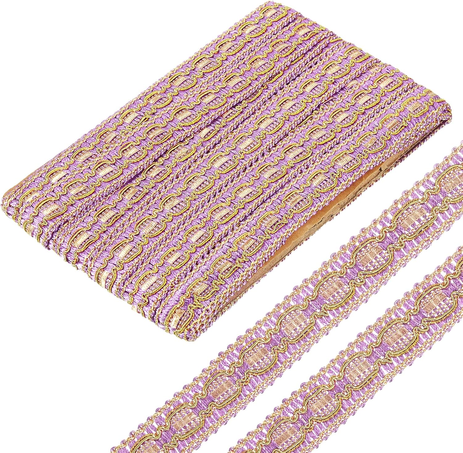 Amazon.com: uxcell 13 Yard Gimp Braid Trim 3/4 Inch Polyester Woven ...