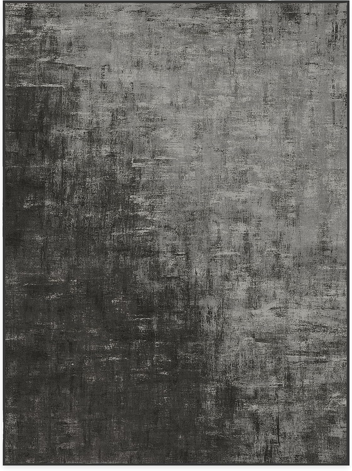 Amazon.com: RUGGABLE Washable Modern Area Rug – Impasto Greyscale 9x12 ...