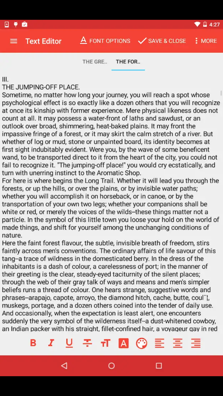Text Editor - App on Amazon Appstore