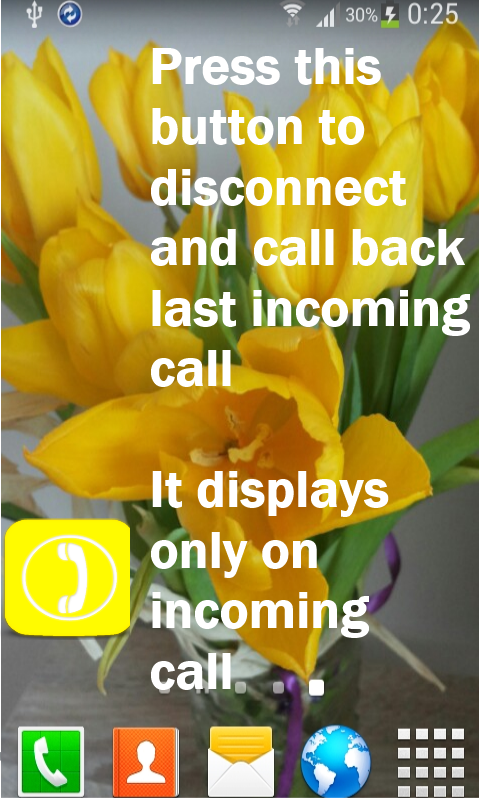 CALL BACK incoming call with one click - App on Amazon Appstore