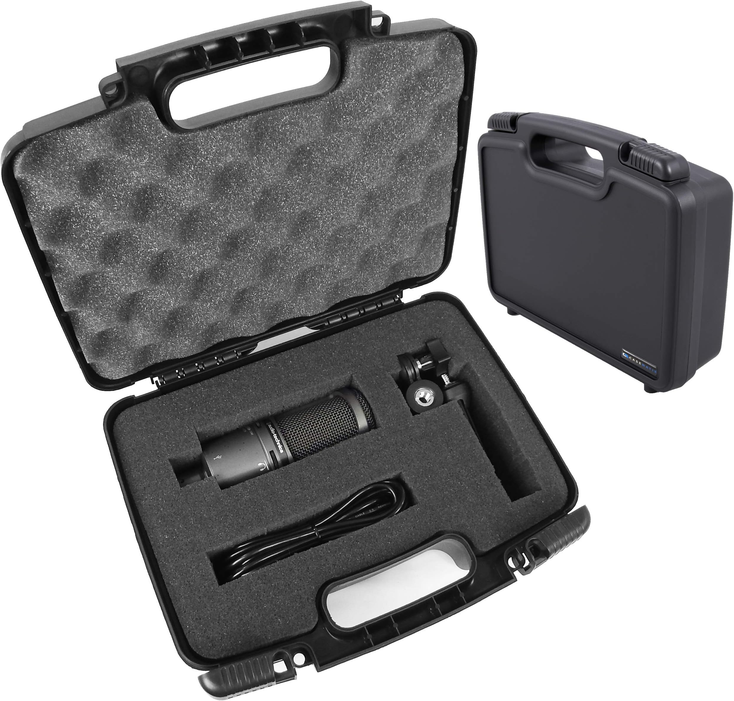 Amazon.com: CASEMATIX USB Condenser Microphone Case Compatible with ...