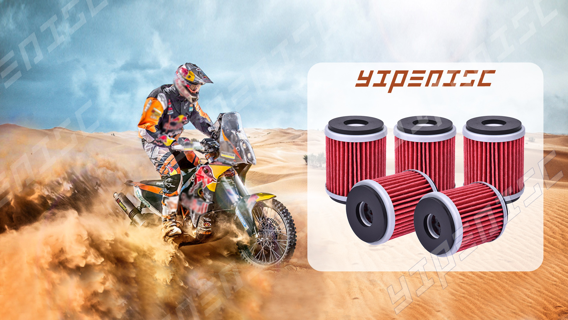 Filtro HF140 Compatibile 6 Pack Oil Filter Compatible With Yama-ha ...