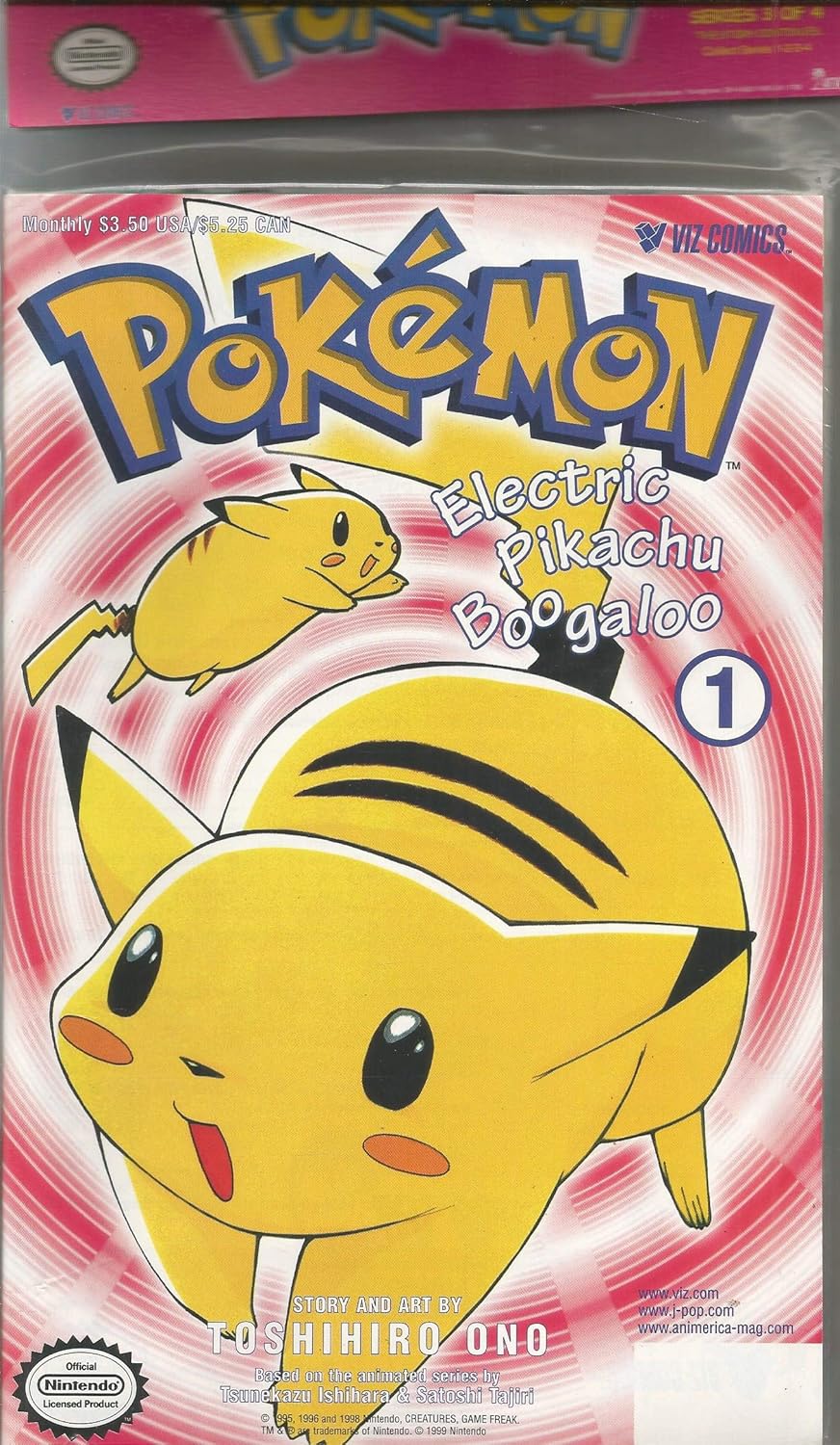 Pokemon Electric Pikachu Boogaloo Complete Comic Set 1-4: Toshihiro Ono ...