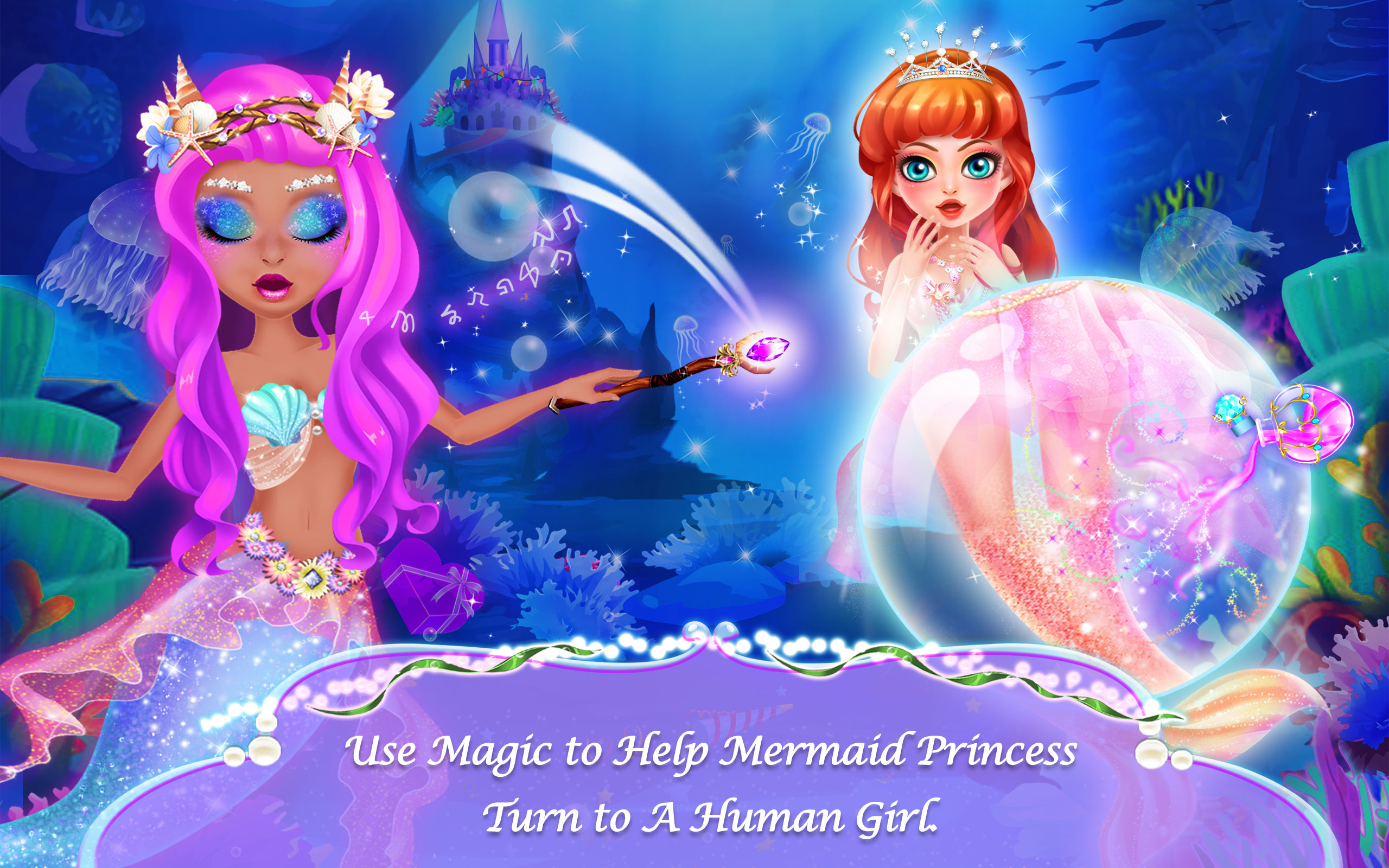 Mermaid Princess Love Story Dress Up & Salon Game - App on Amazon Appstore