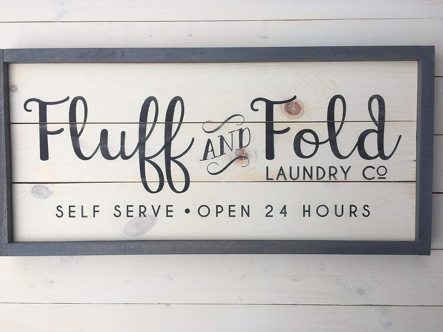 Toll2452 Cartel de lavandería Listo para Enviar con Texto en inglés ...