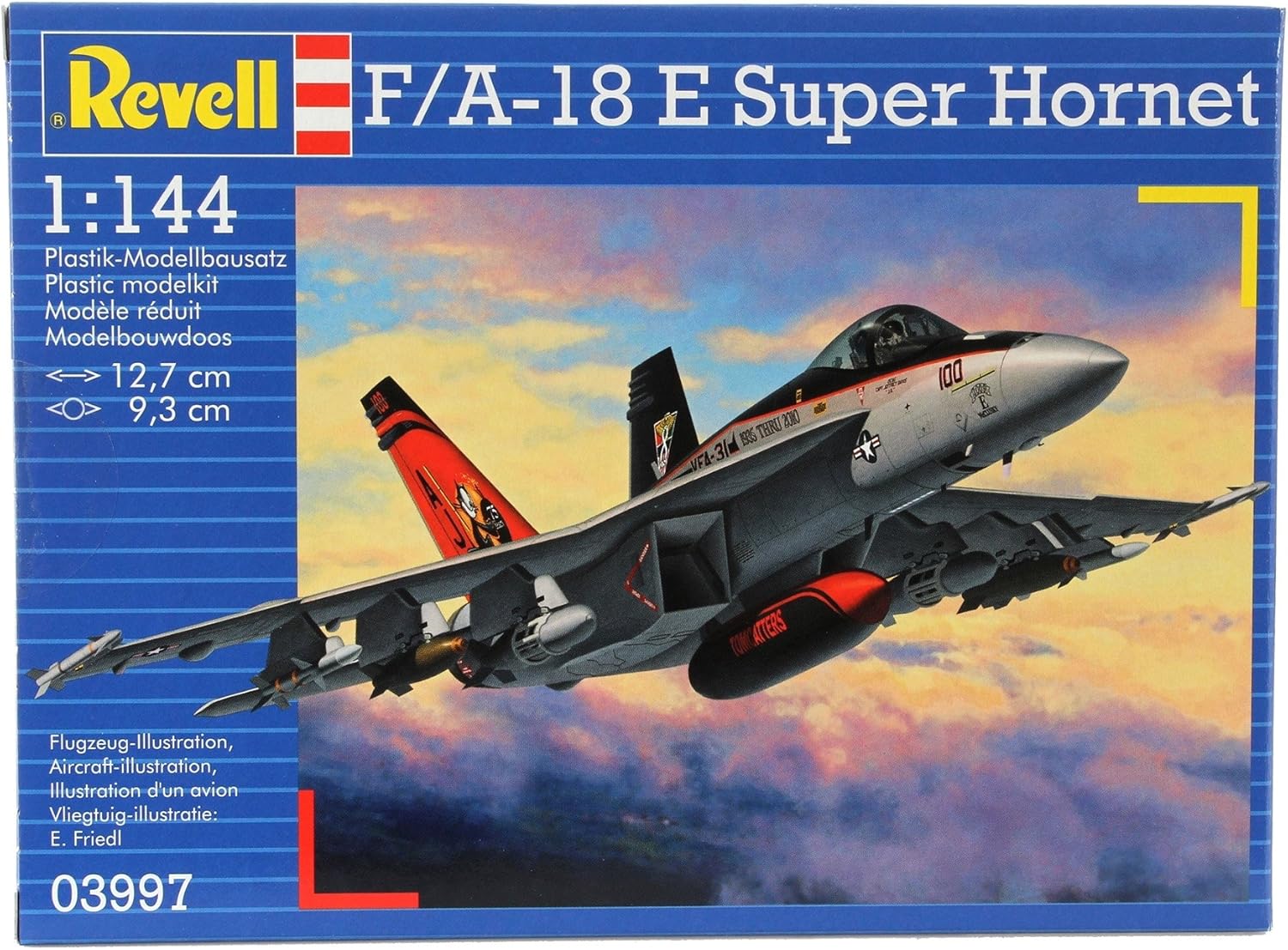 Revell 03997 F A 18e Super Hornet Model Kit Toptoy