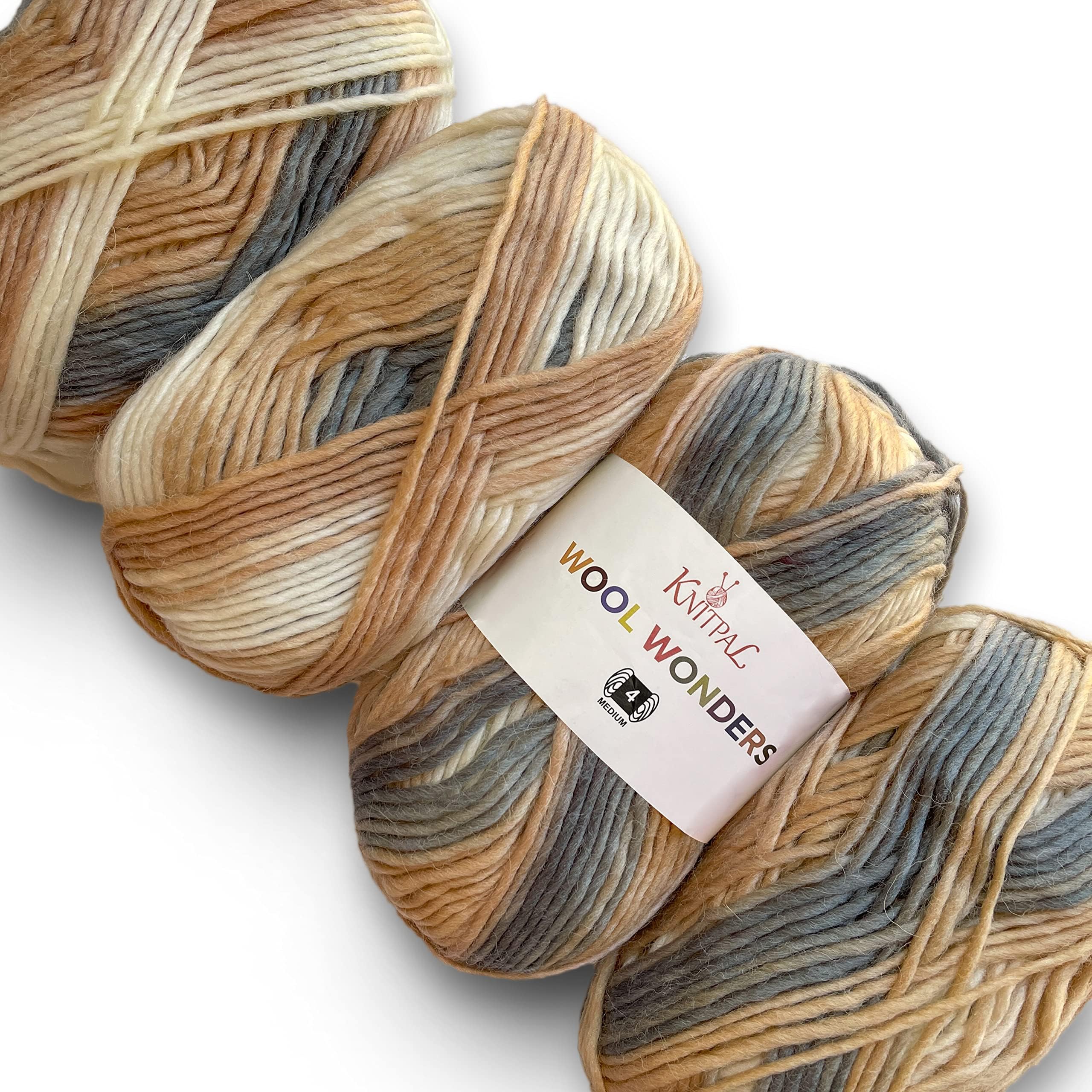Amazon.com: Loops & Threads Impeccable Ombre Yarn 3.5 oz. One Ball ...