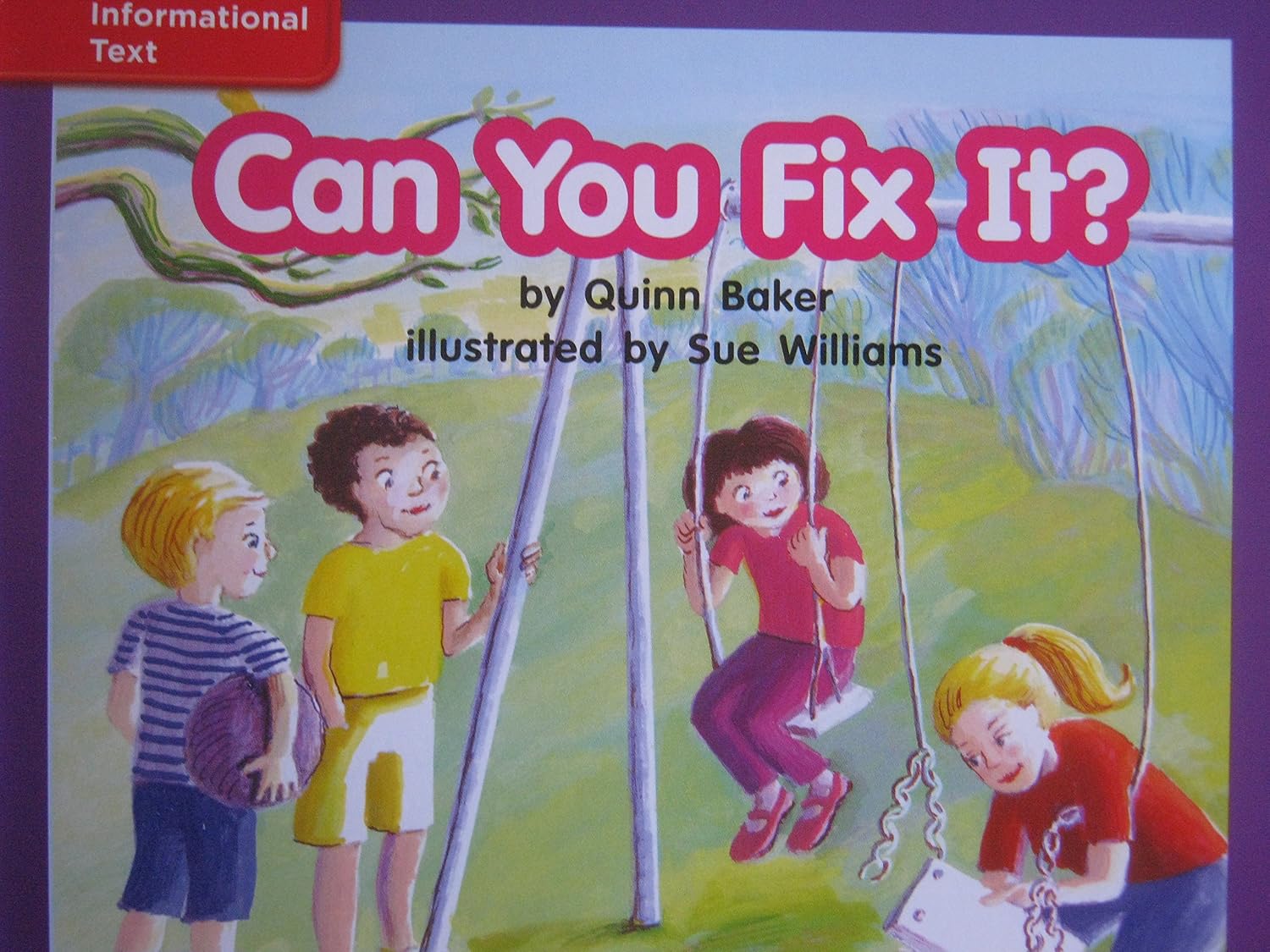 Reading Wonders Leveled Reader Can You Fix It?: ELL Unit 4 Week 3 Grade ...