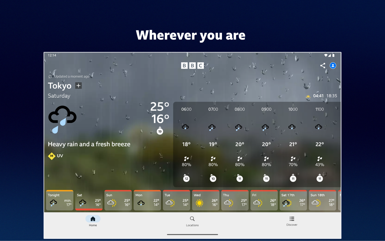 BBC Weather - App on Amazon Appstore