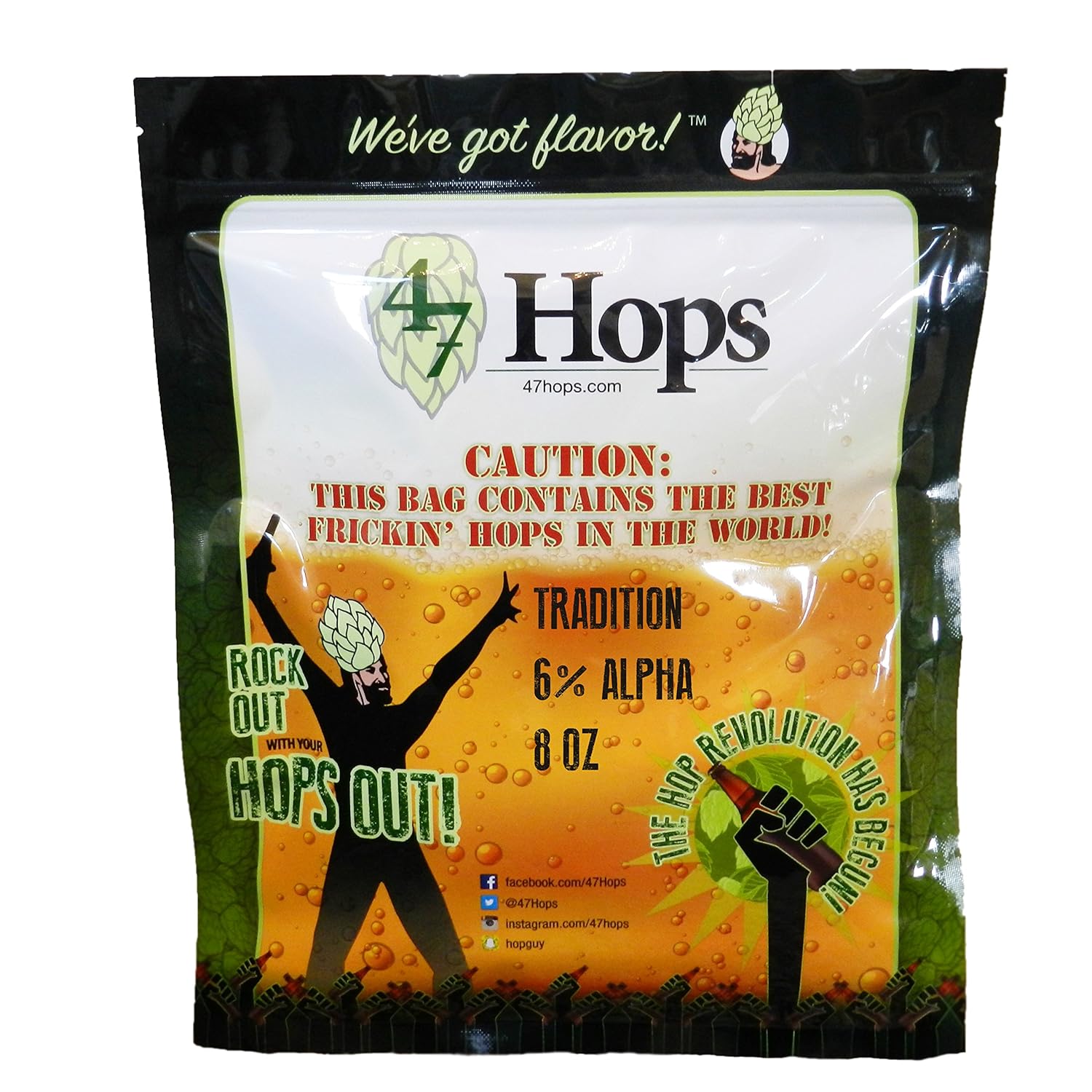 Amazon.com: 47Hops TRADITION HOP PELLETS : Grocery & Gourmet Food
